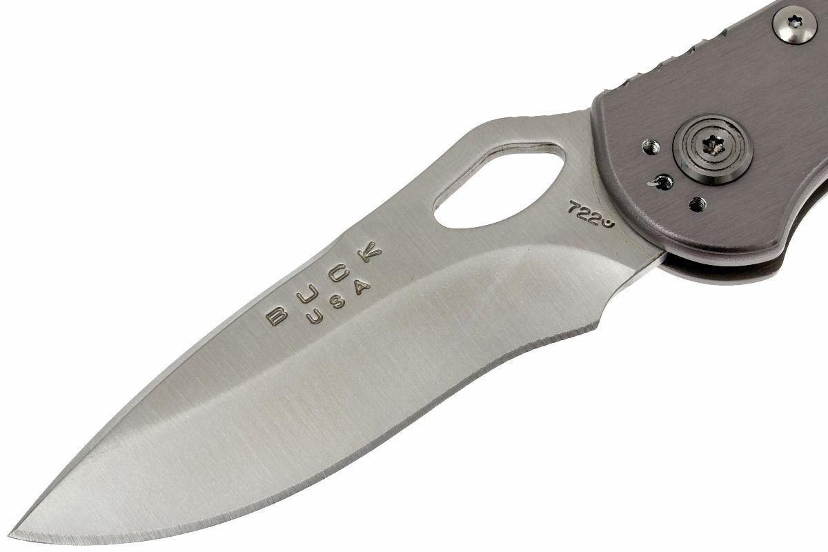 Buck 722 Spitfire 0722GYS1-B plain edge, grau | Günstiger shoppen bei ...
