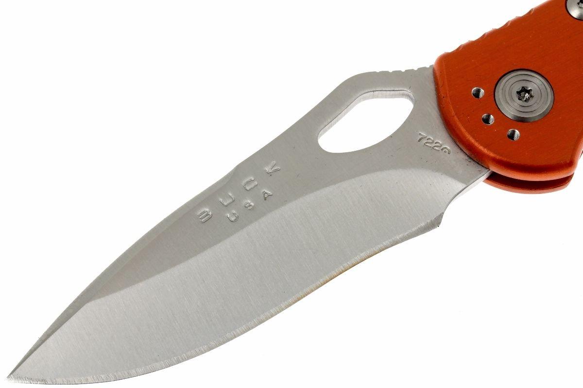 Buck 722 Spitfire 0722ORS1-B plain edge, oranje | Voordelig kopen bij ...