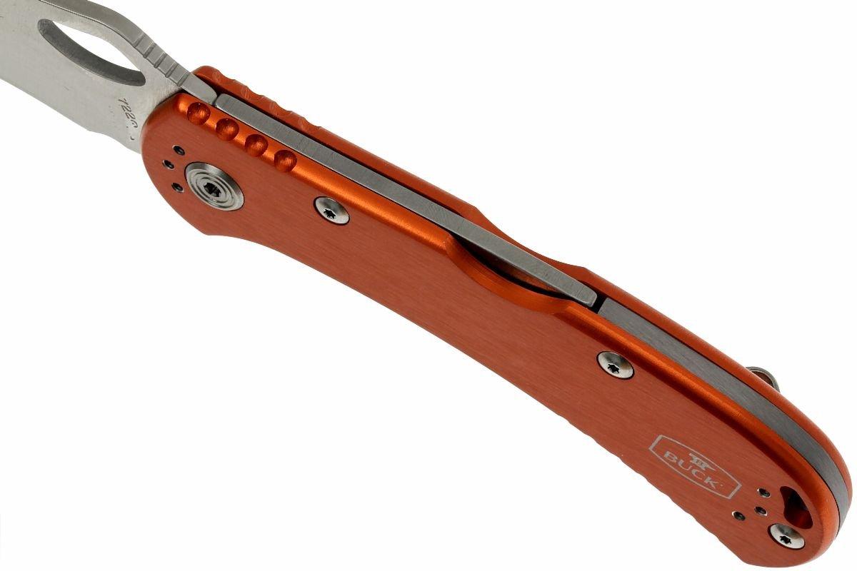 Buck 722 Spitfire 0722GYS1-B plain edge, orange | Advantageously ...