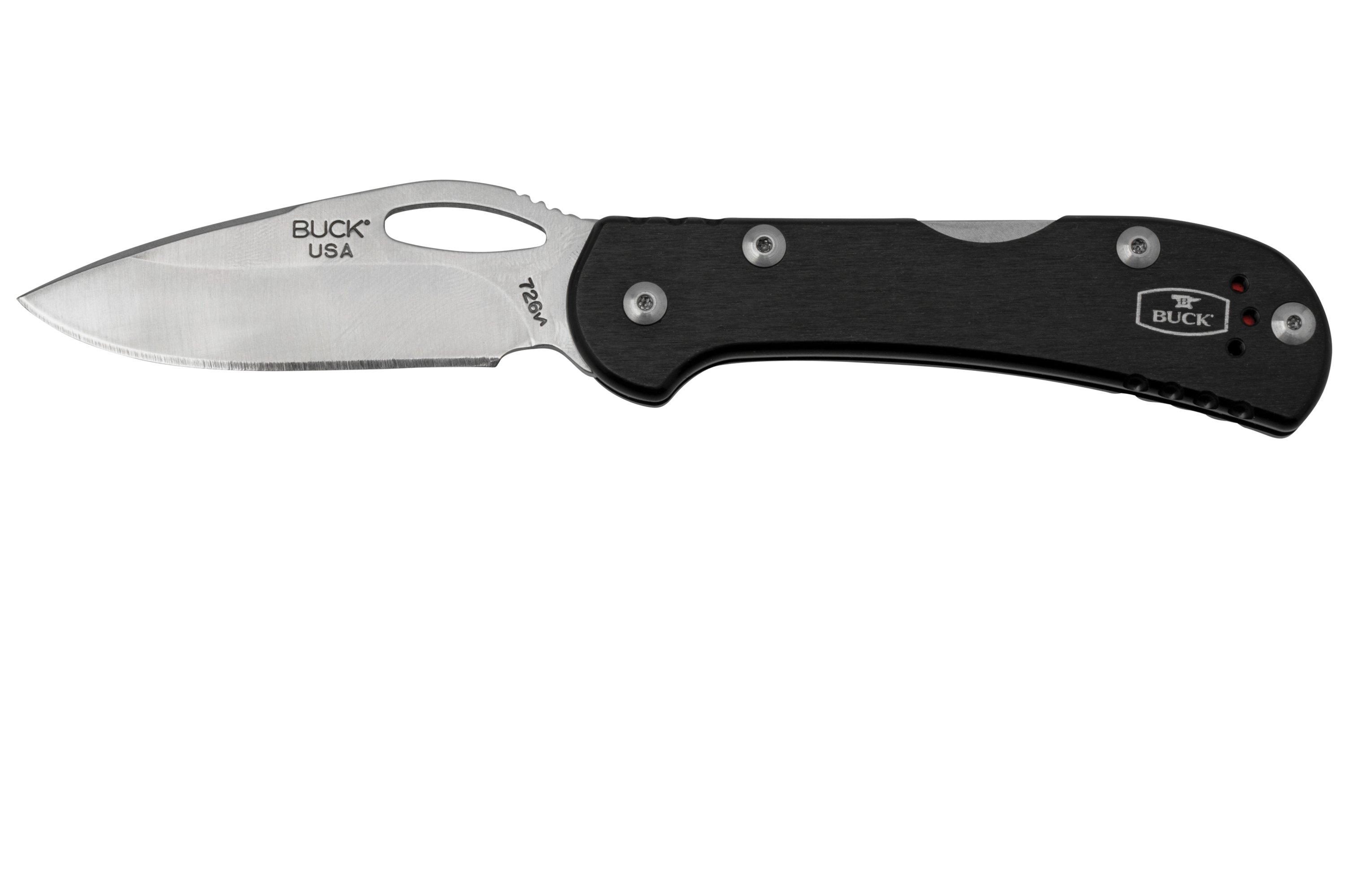 Buck Mini Spitfire 0726BKS pocket knife | Advantageously shopping at ...