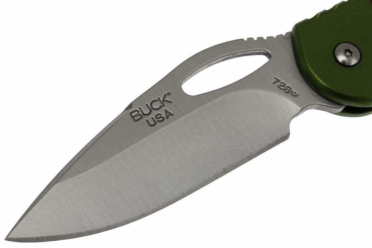 Buck 726 Mini Spitfire 0726 GYS-B plain edge, green | Advantageously ...