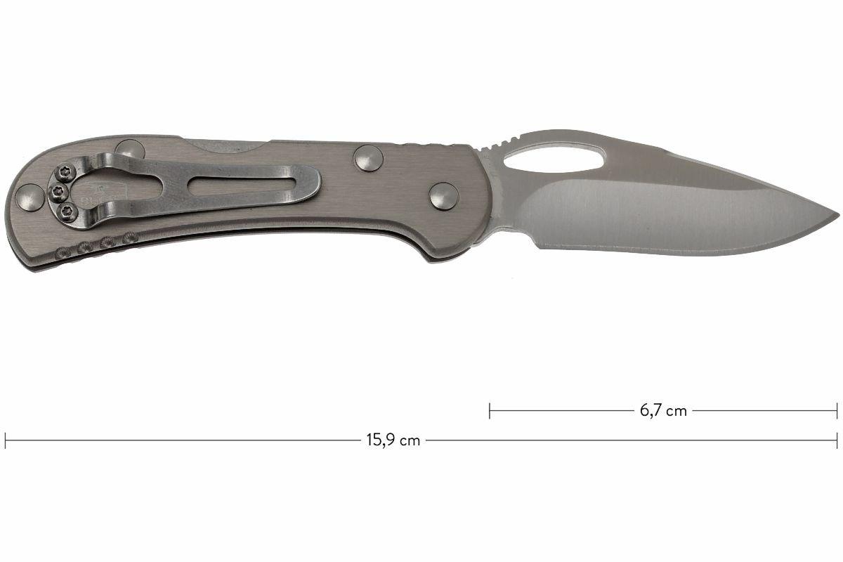 Buck 726 Mini Spitfire 0726 GYS-B plain edge, grey | Advantageously ...