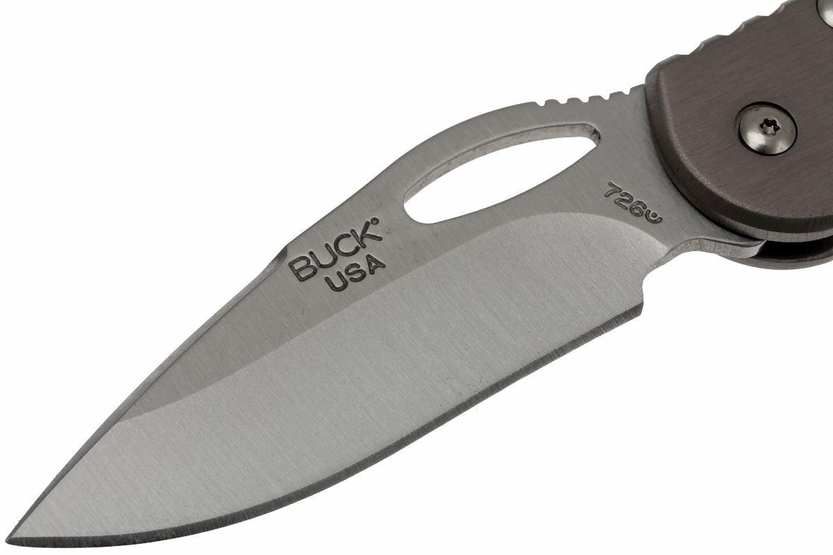 Buck 726 Mini Spitfire 0726 GYS-B plain edge, grey | Advantageously ...