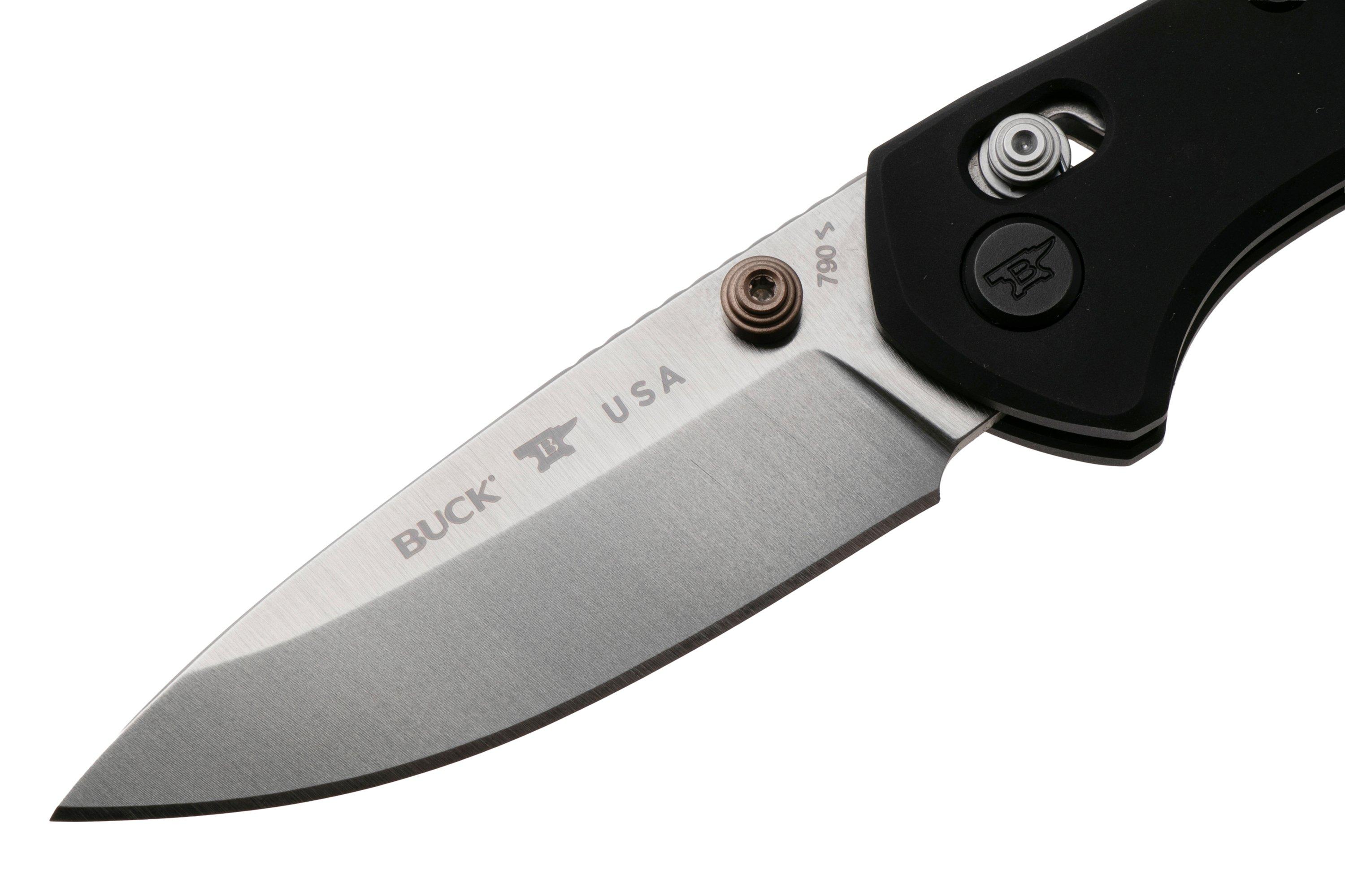 Buck 790 Mini Range Elite 0790BKS Satin MagnaCut, Black Aluminum ...