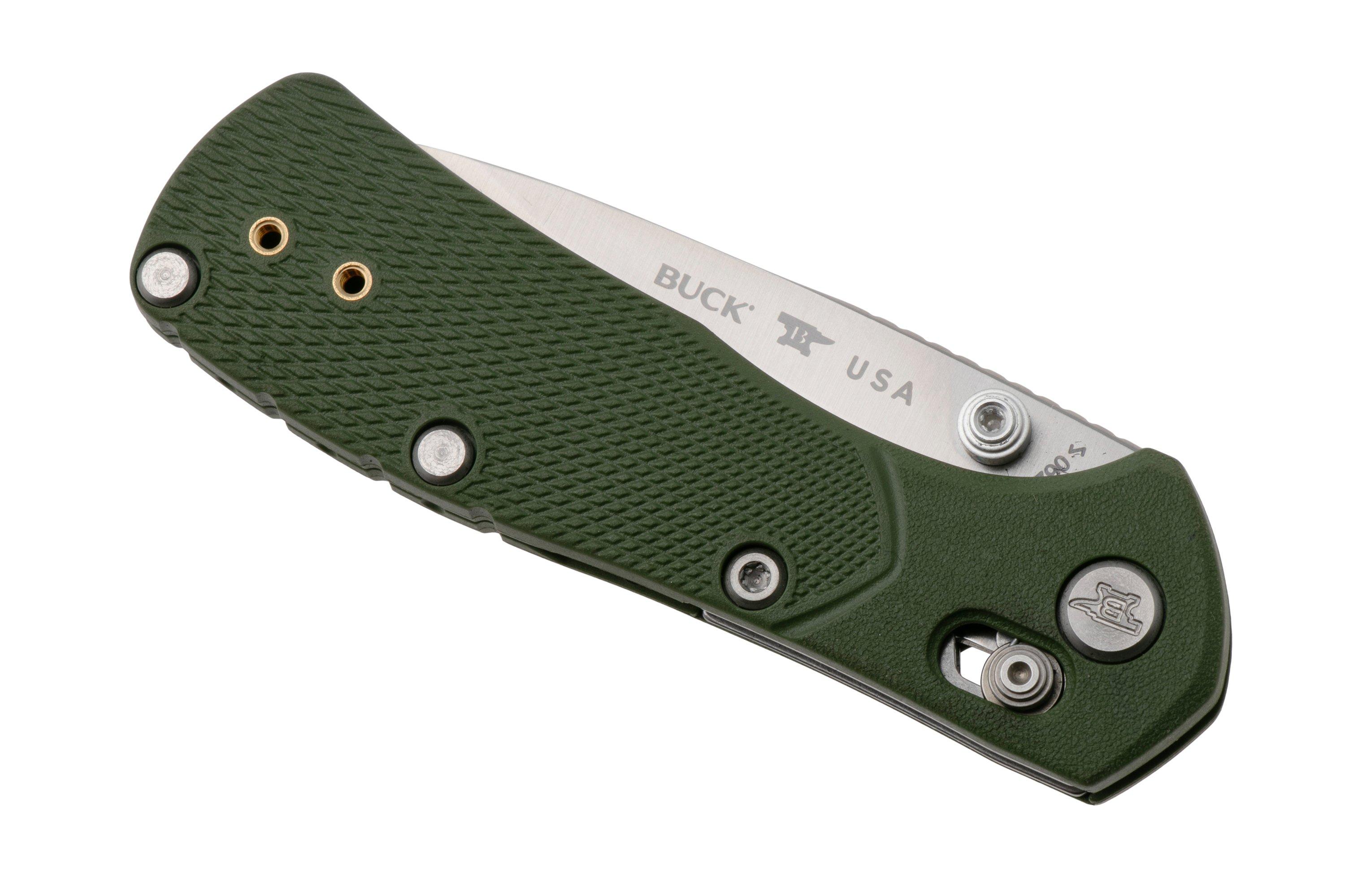 Buck 790 Mini Range Pro 0790GRS1 Satin 154CM, Green FRN, zakmes ...