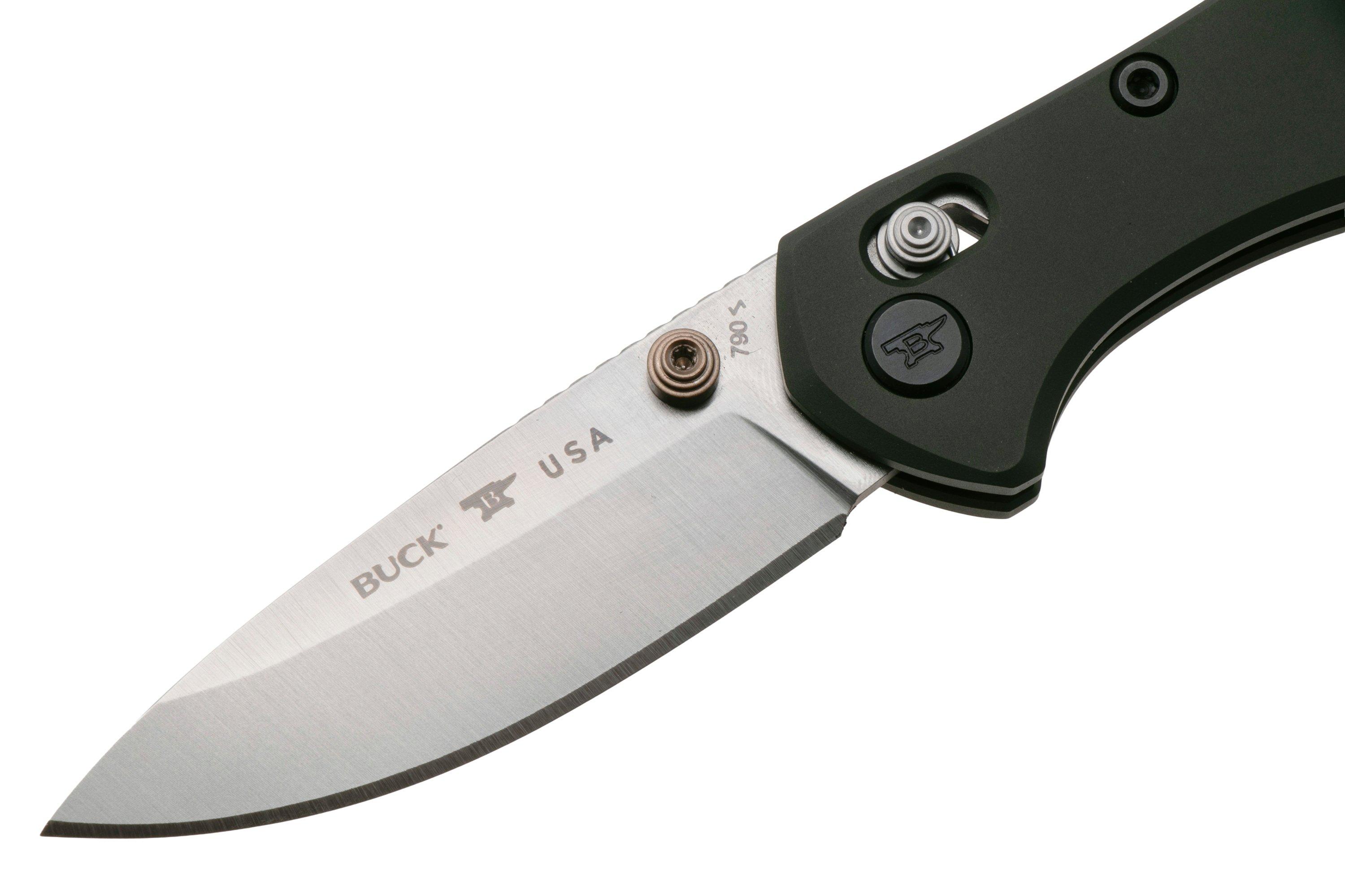 Buck 790 Mini Range Elite 0790GRS Satin MagnaCut, Green Aluminum ...