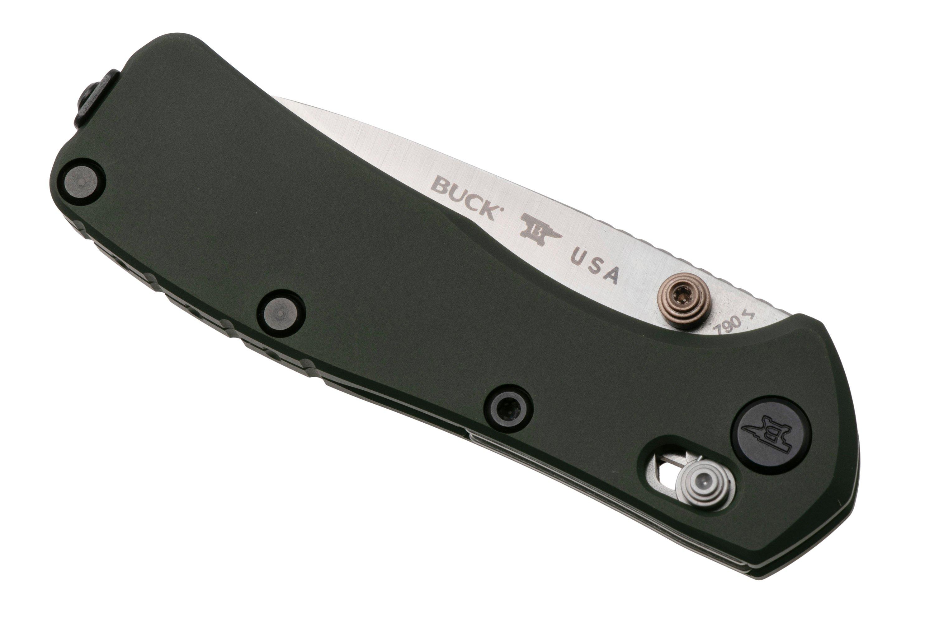 Buck 790 Mini Range Elite 0790GRS Satin MagnaCut, Green Aluminum ...