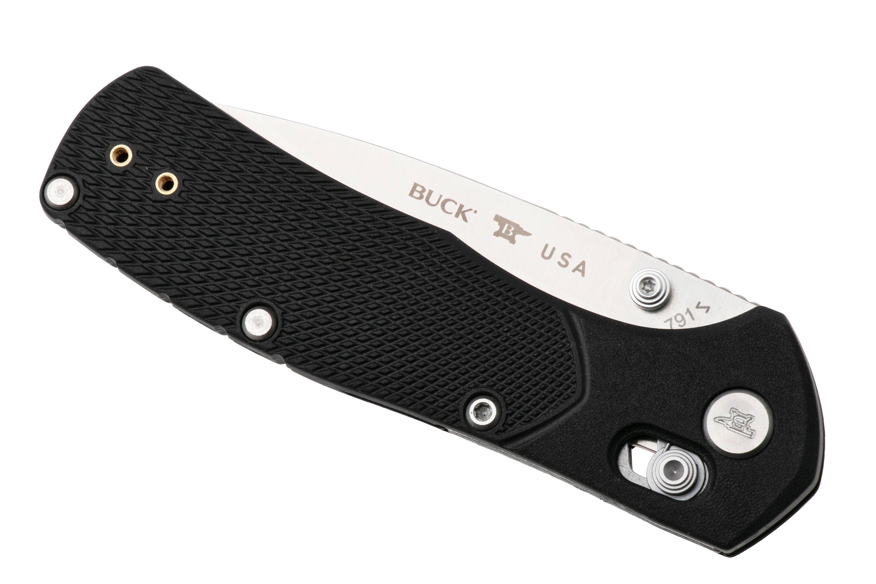Buck 791 Range Pro 0791BKS1 Satin 154CM, Black FRN, Taschenmesser ...