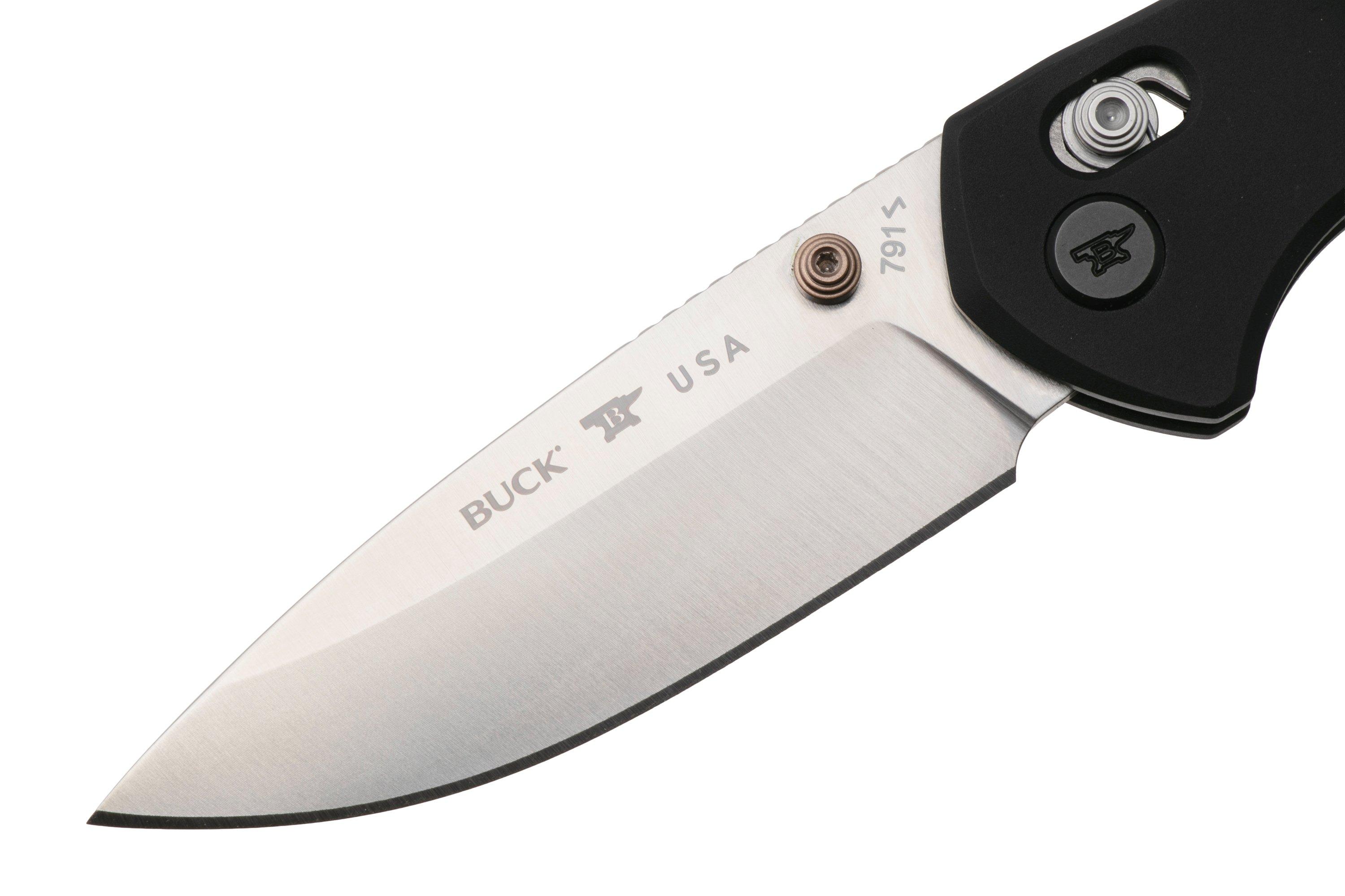 Buck 791 Range Elite 0791BKS Satin MagnaCut, Black Aluminum, coltello ...