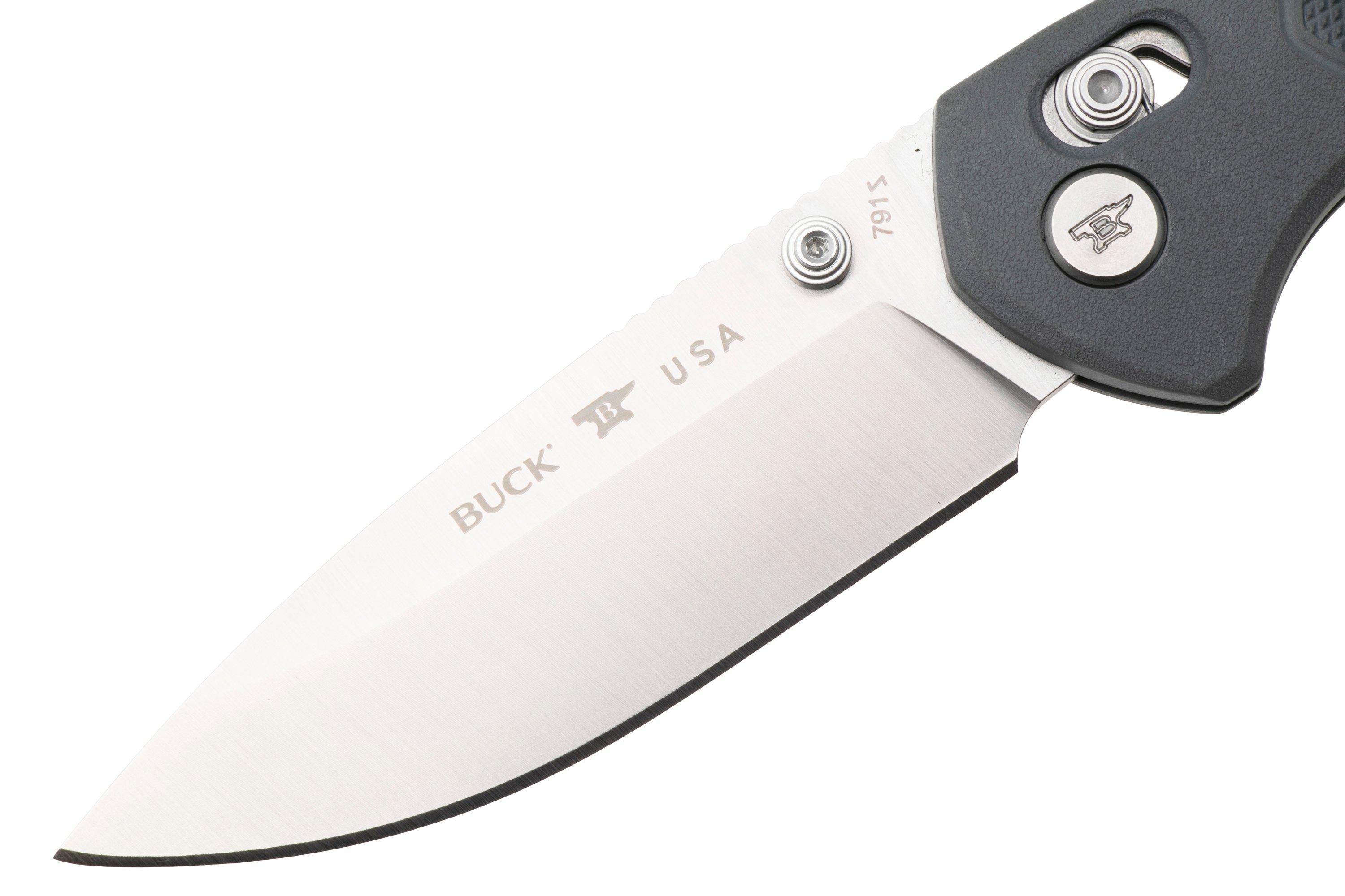 Buck 791 Range Pro 0791GYS1 Satin 154CM, Gray FRN, pocket knife ...
