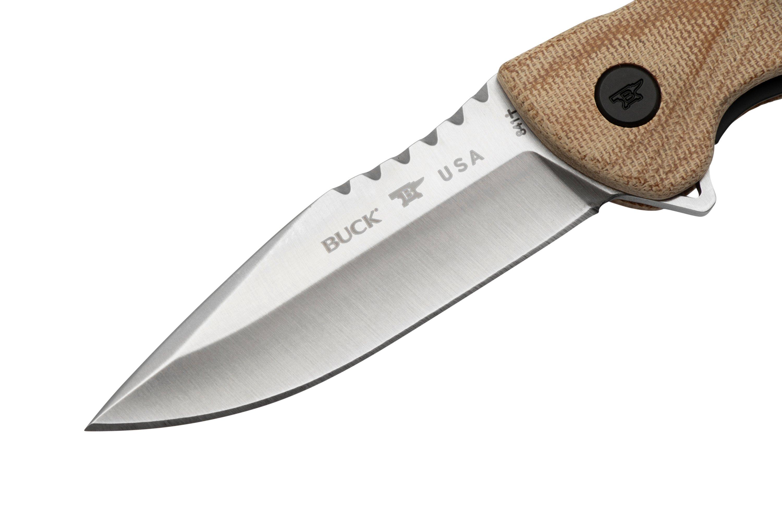 Buck Sprint Pro 0841TNS Natural Micarta, navalha | Compras vantajosas ...