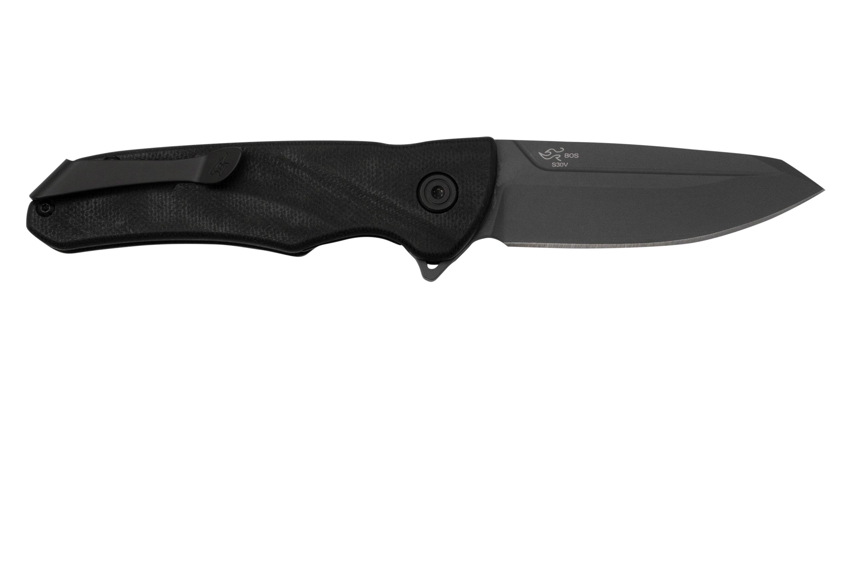 Buck Sprint Ops 0843BKS Black Canvas Micarta, pocket knife ...