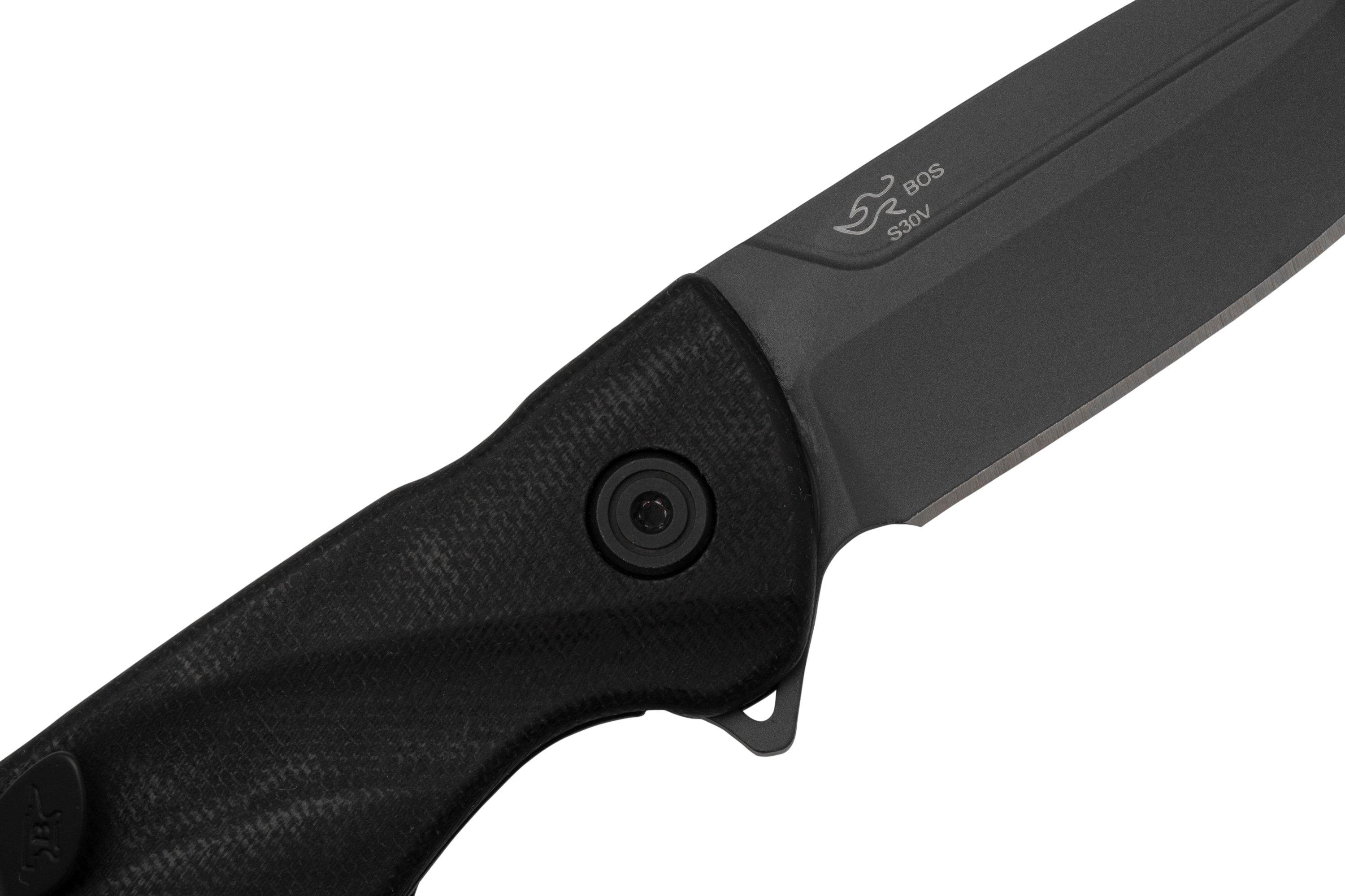 Buck Sprint Ops 0843BKS Black Canvas Micarta, pocket knife ...