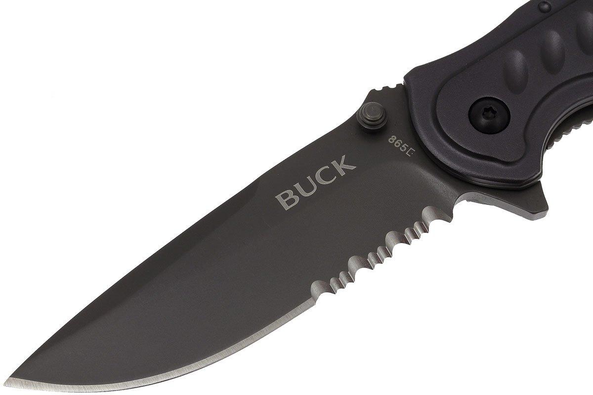 Buck 865 Trigger Knife 0865BKX-B, partially serrated | Advantageously ...