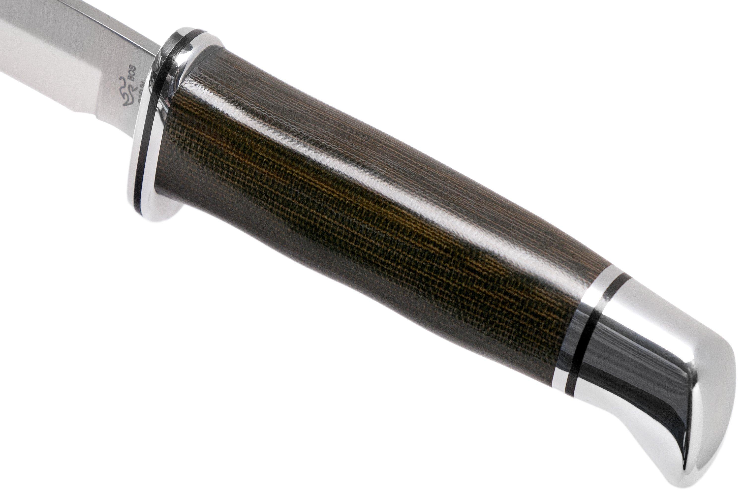 Buck 105GRS1 Pathfinder Pro Green Micarta hunting knife ...