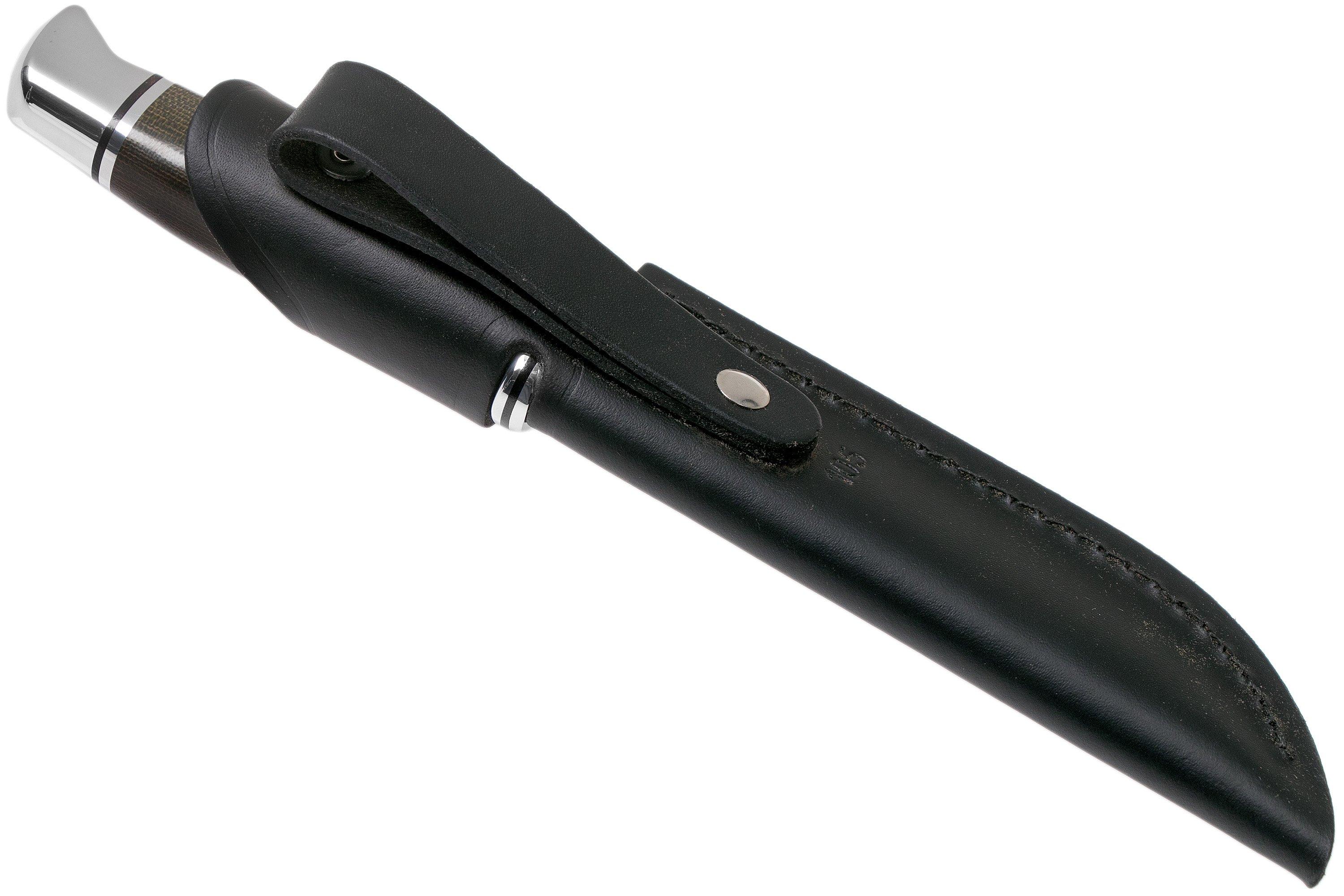 Buck 105GRS1 Pathfinder Pro Green Micarta hunting knife ...