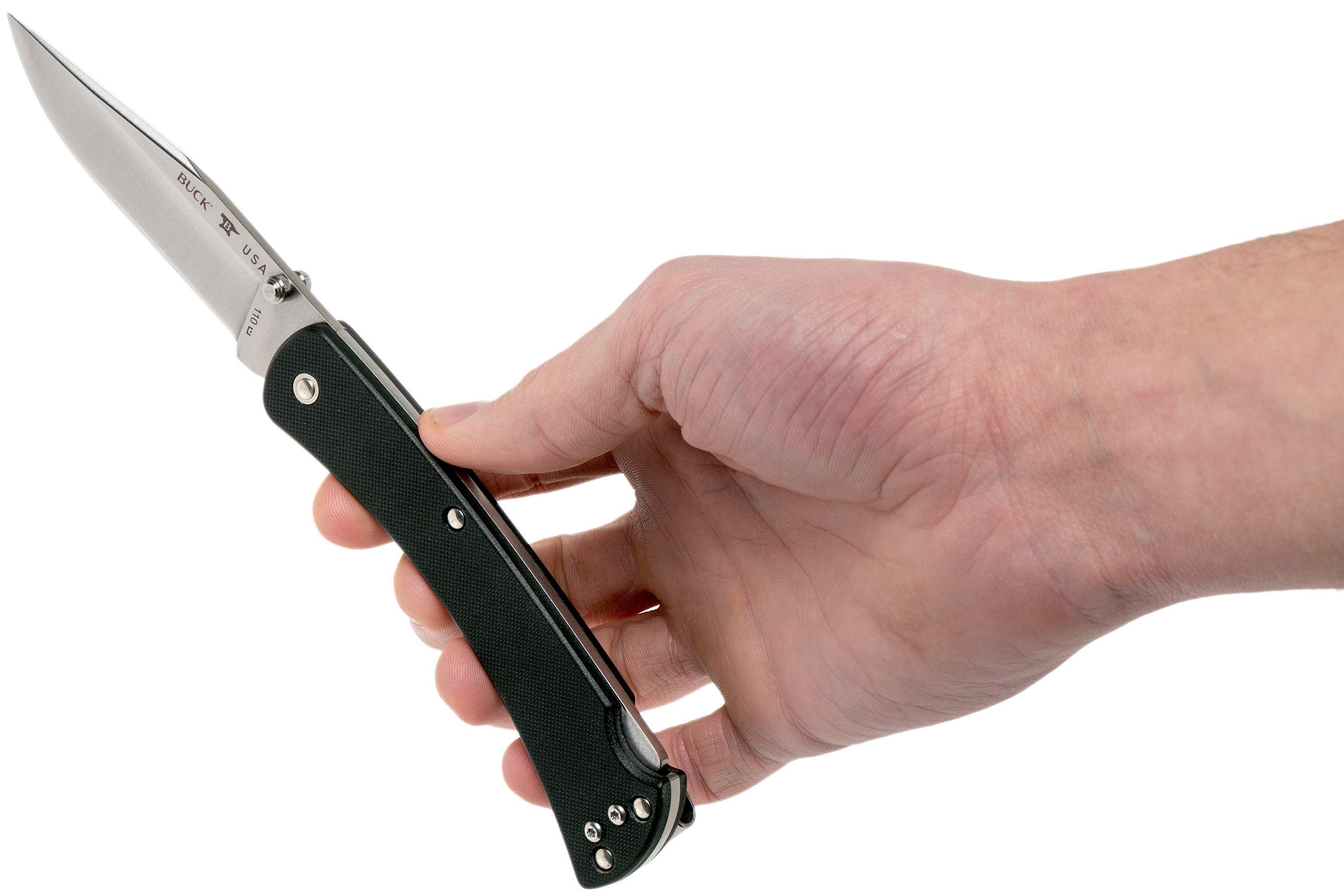 Buck 110 Slim Knife Pro Black G10 0110BKS4-B navaja | Compras con ...