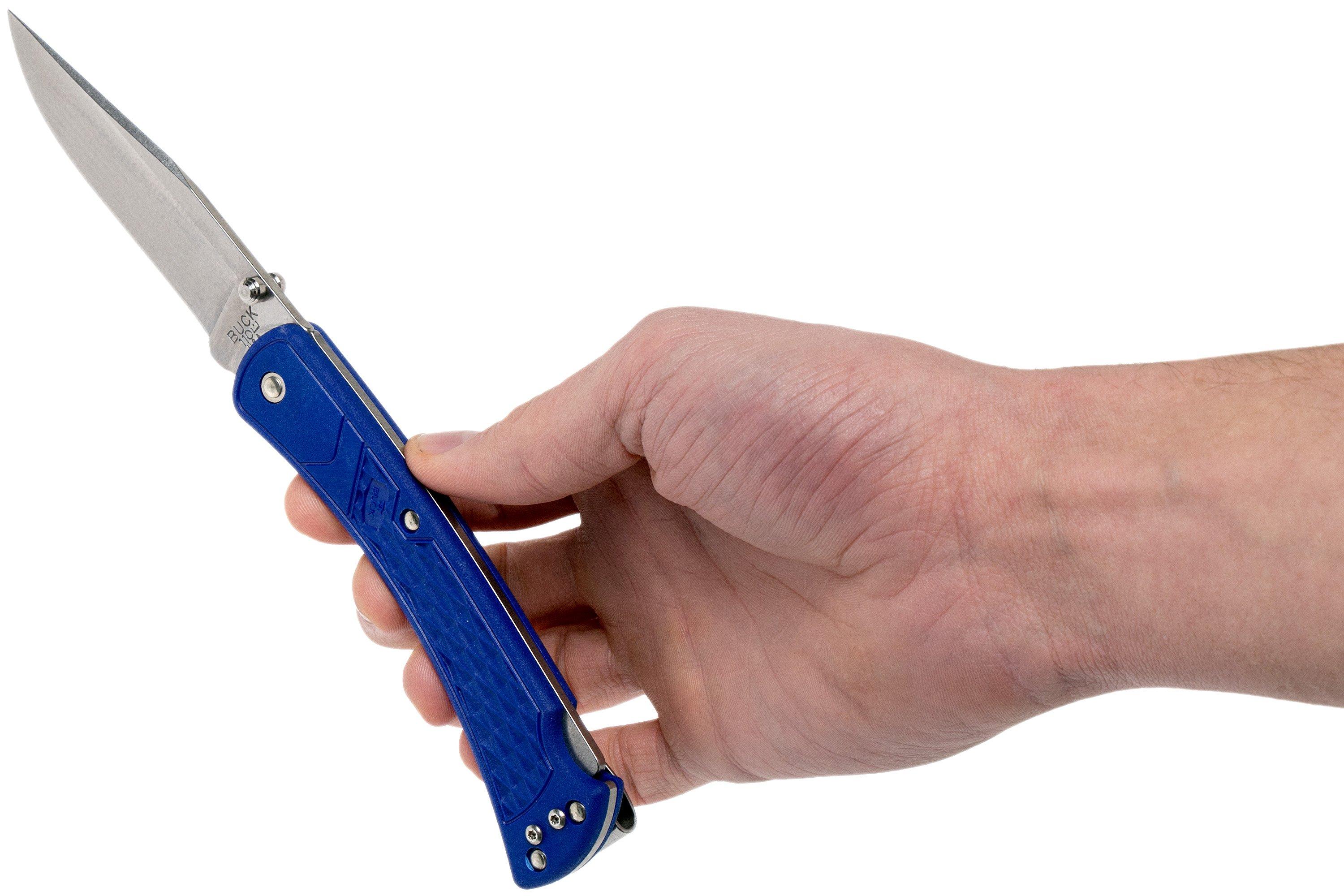 Buck 110 Slim Knife Select Blue 0110BLS1 navaja | Compras con ventajas ...