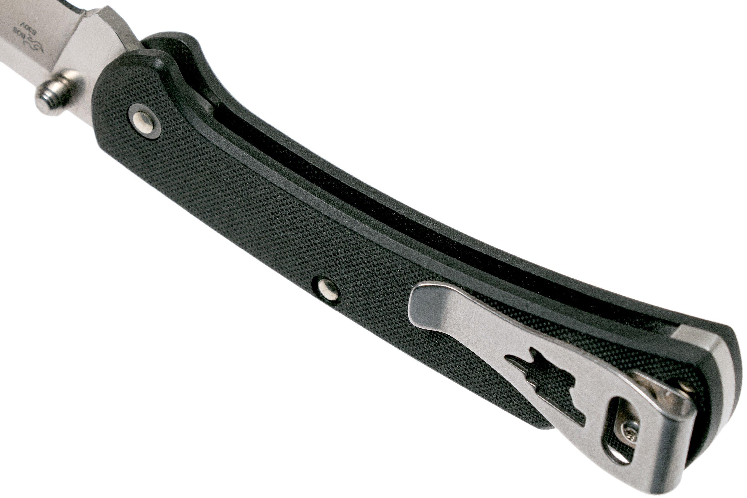 Buck 112 Ranger Slim Knife Pro Black G10 0112BKS6 pocket knife ...