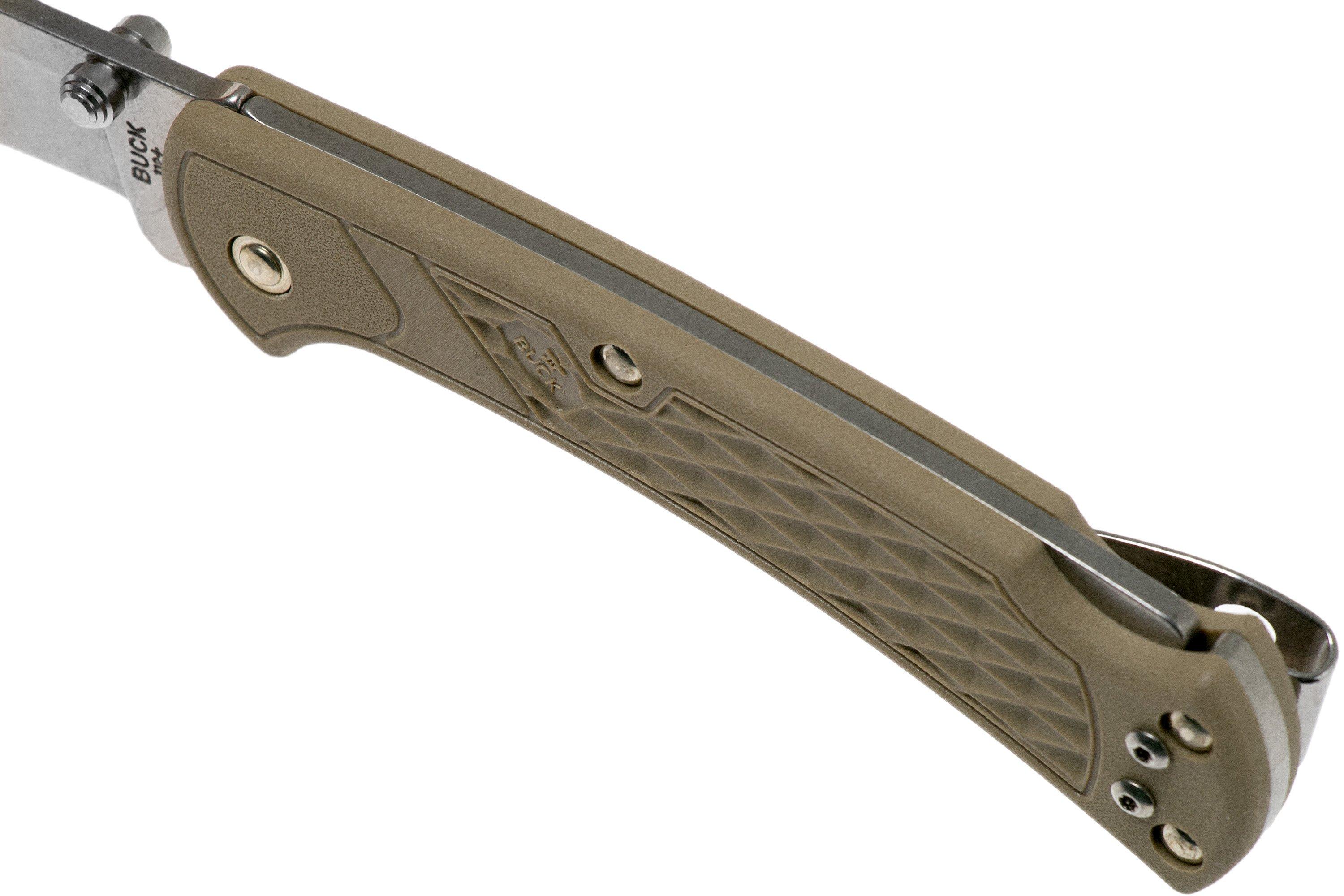 Buck 112 Ranger Slim Knife Select Tan 0112BRS2 pocket knife ...