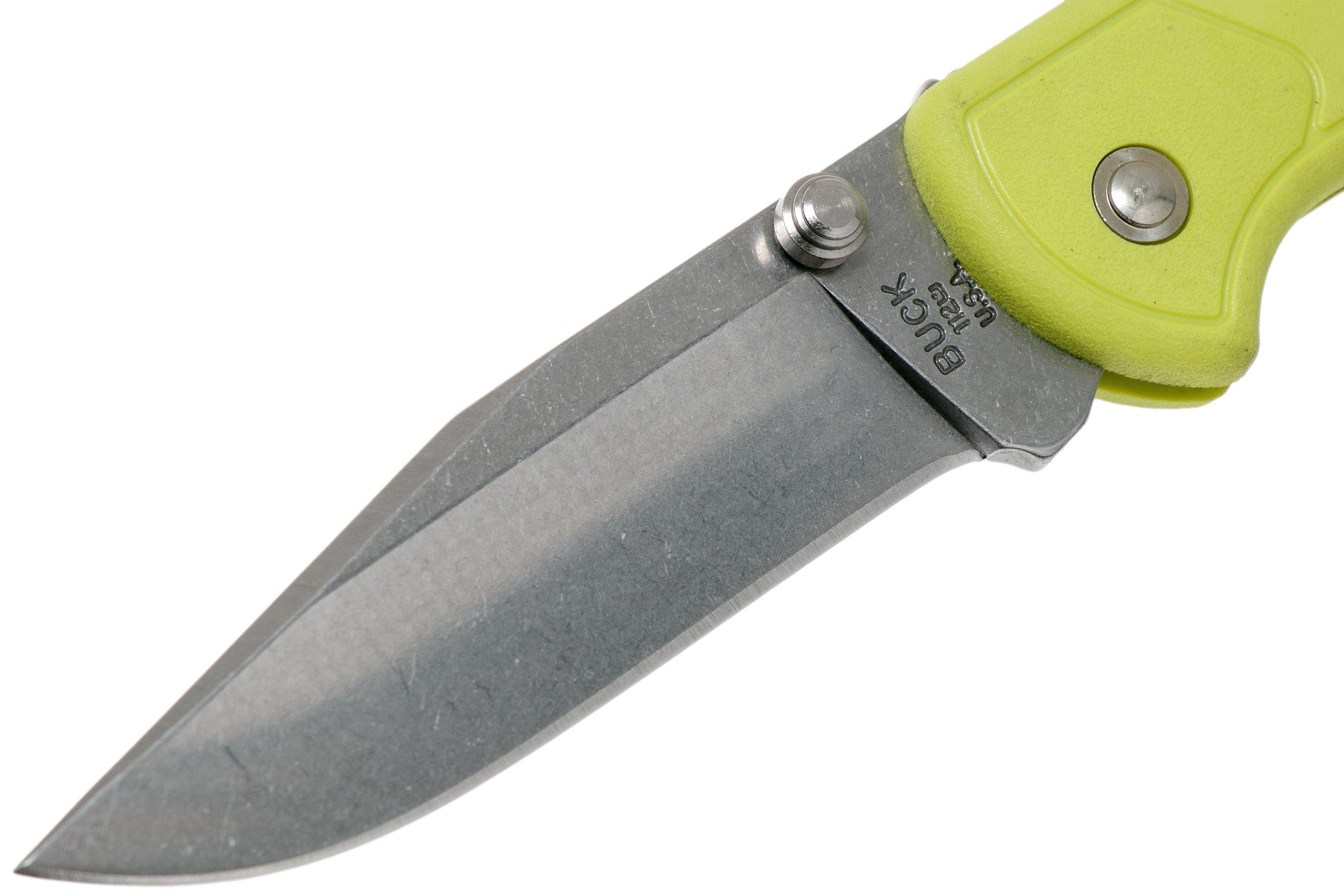 Buck 112 Ranger Slim Knife Select Green 0112GRS1 pocket knife ...