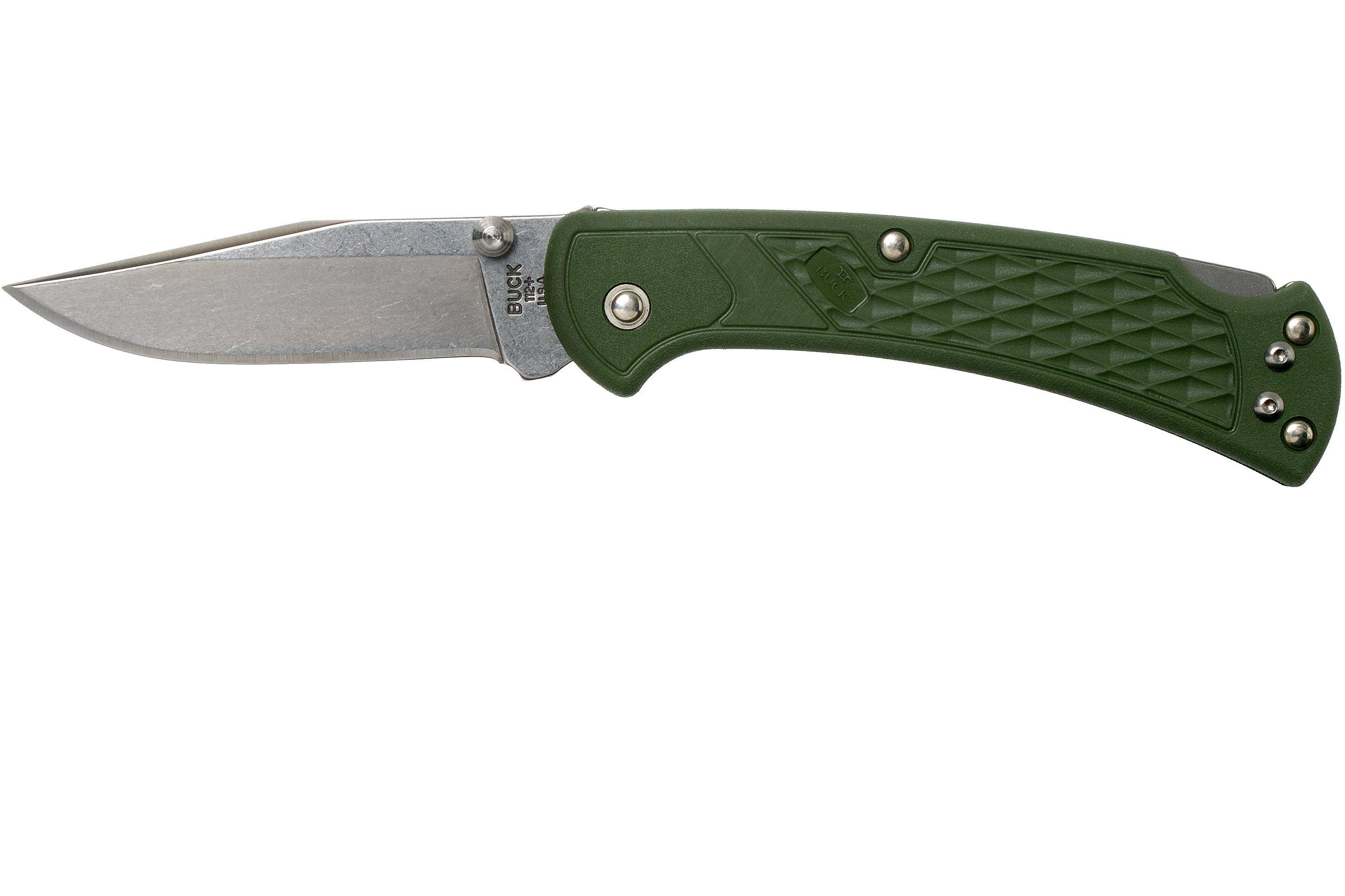 Buck 112 Ranger Slim Knife Select OD Green 0112ODS2 zakmes | Voordelig ...