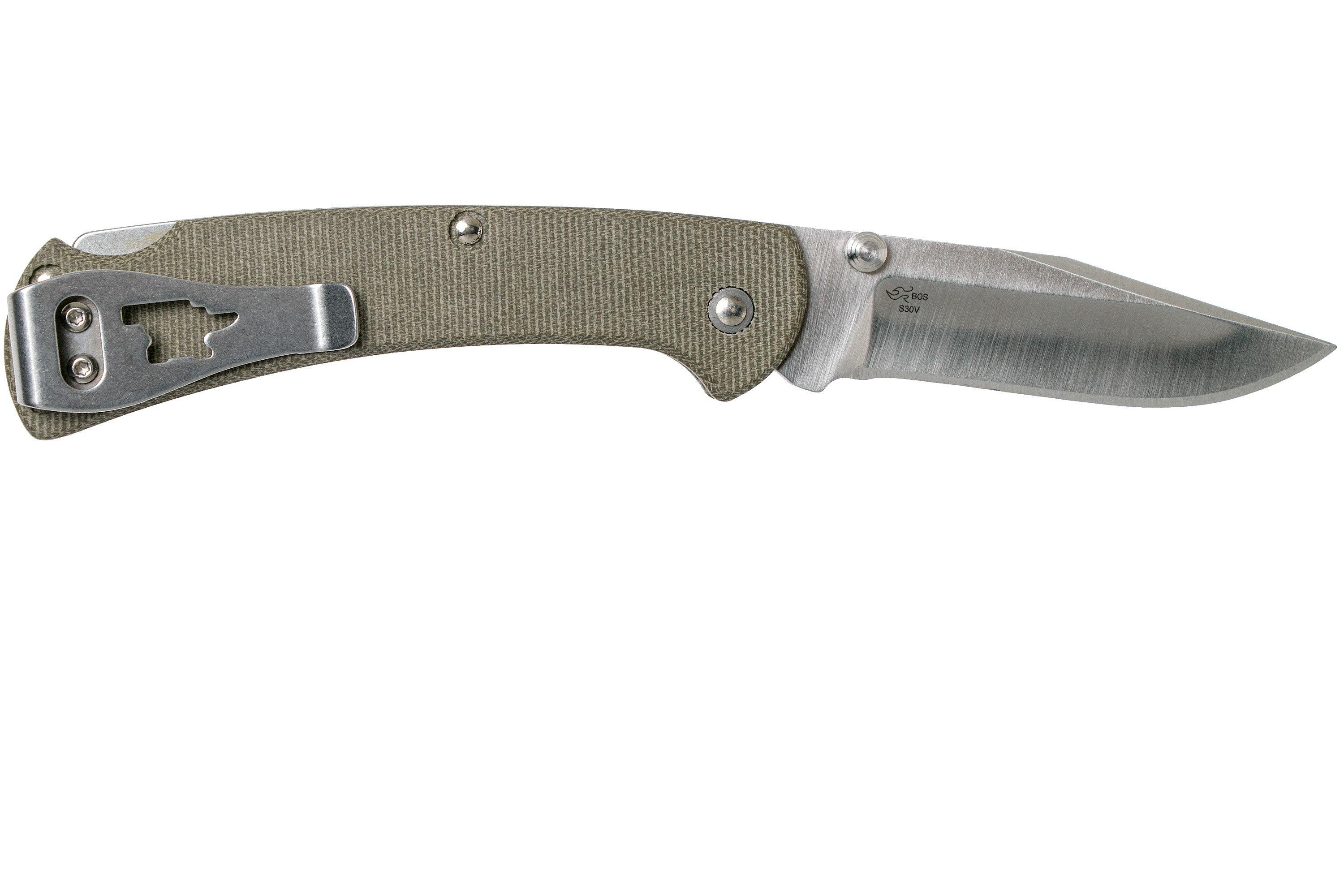 Buck 112 Slim Knife Pro Green Micarta 0112ODS6 navaja | Compras con ...