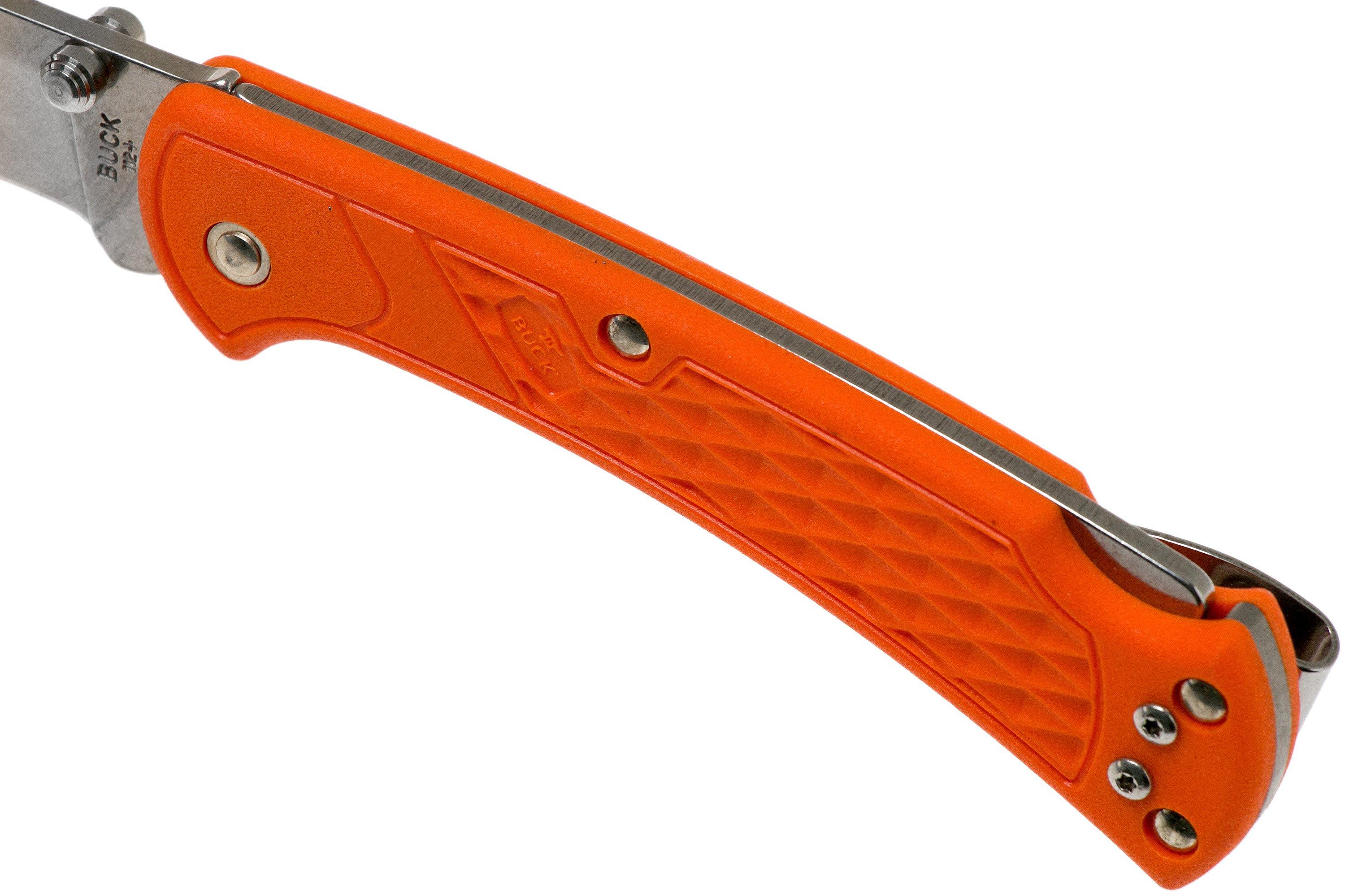 Buck 112 Ranger Slim Knife Select Orange 0112ORS2 pocket knife ...