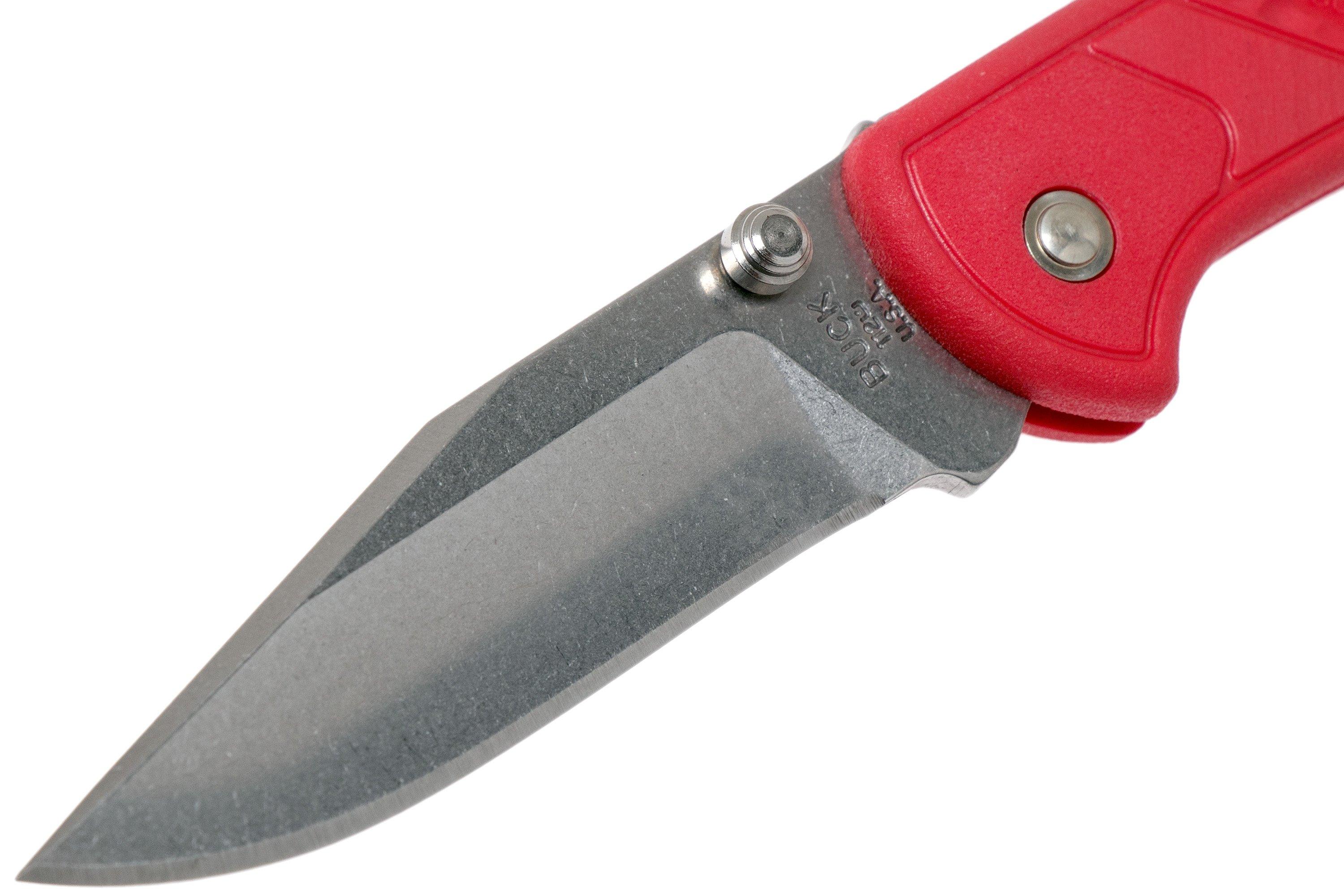 Buck 112 Ranger Slim Knife Select Red 0112RDS2 coltello da tasca | Fare ...