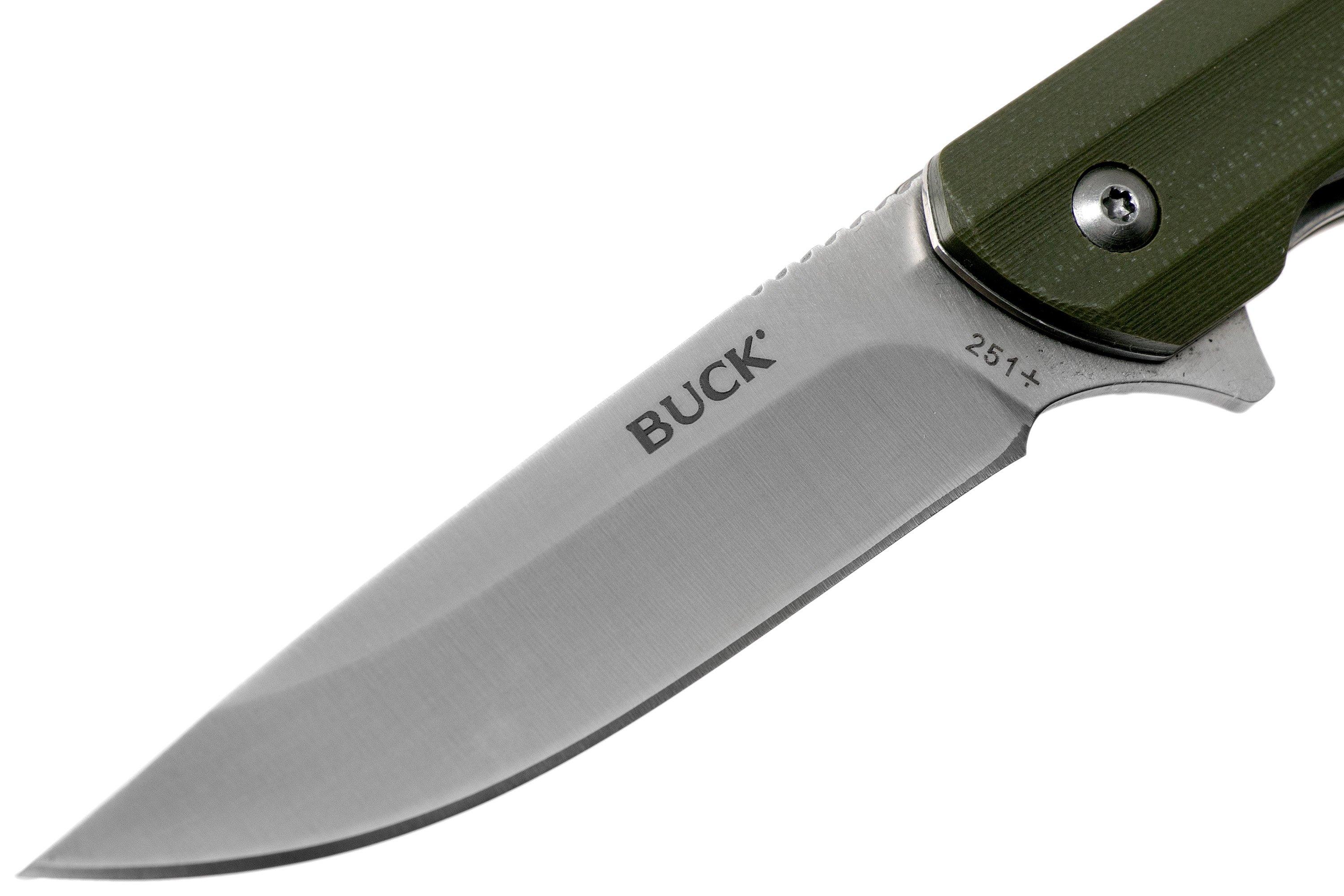 Buck Langford 251GRS Green pocket knife | Advantageously shopping at ...