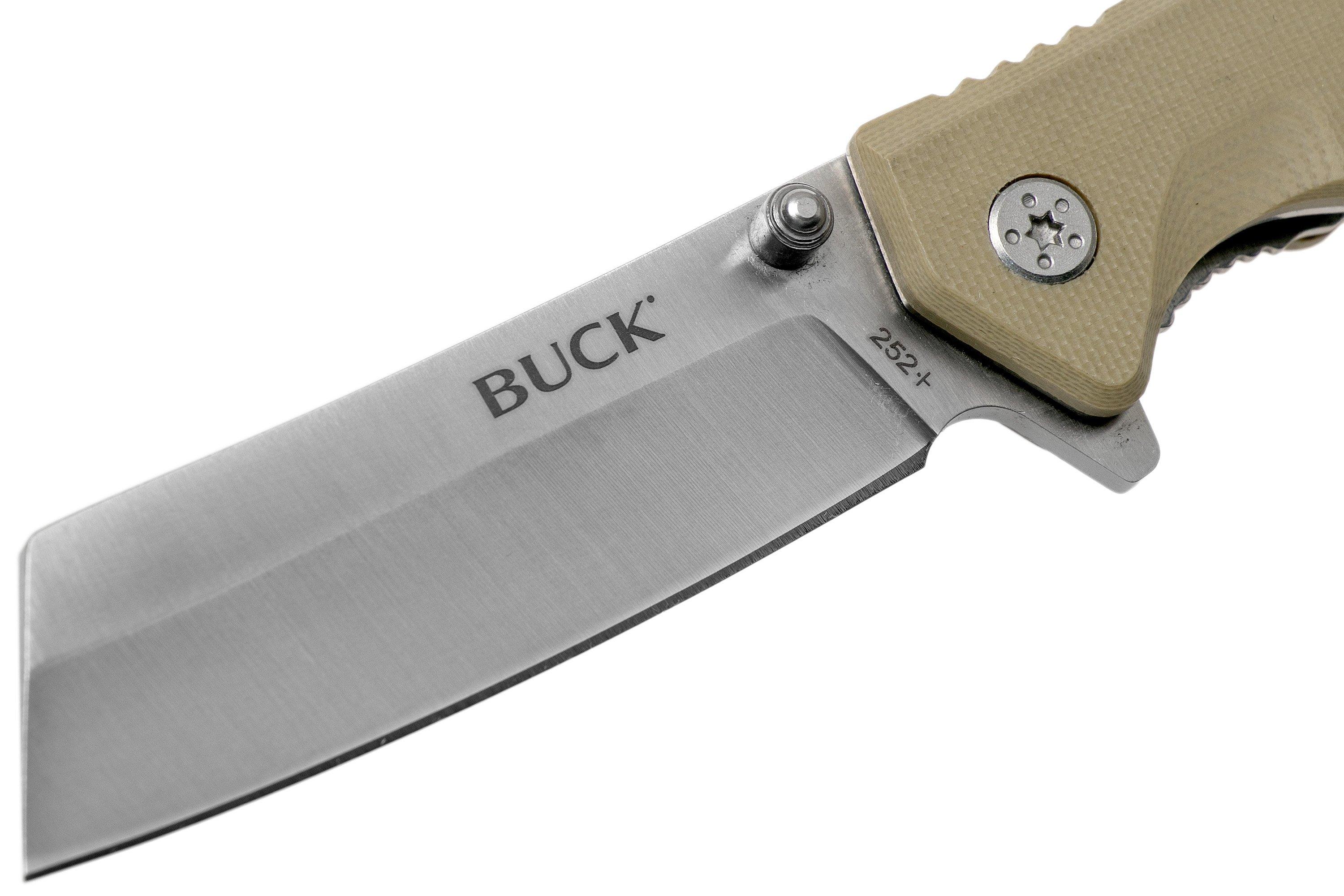 Nóż składany Buck Trunk 252TNS Desert Tan | Zalety robienia zakupów na ...
