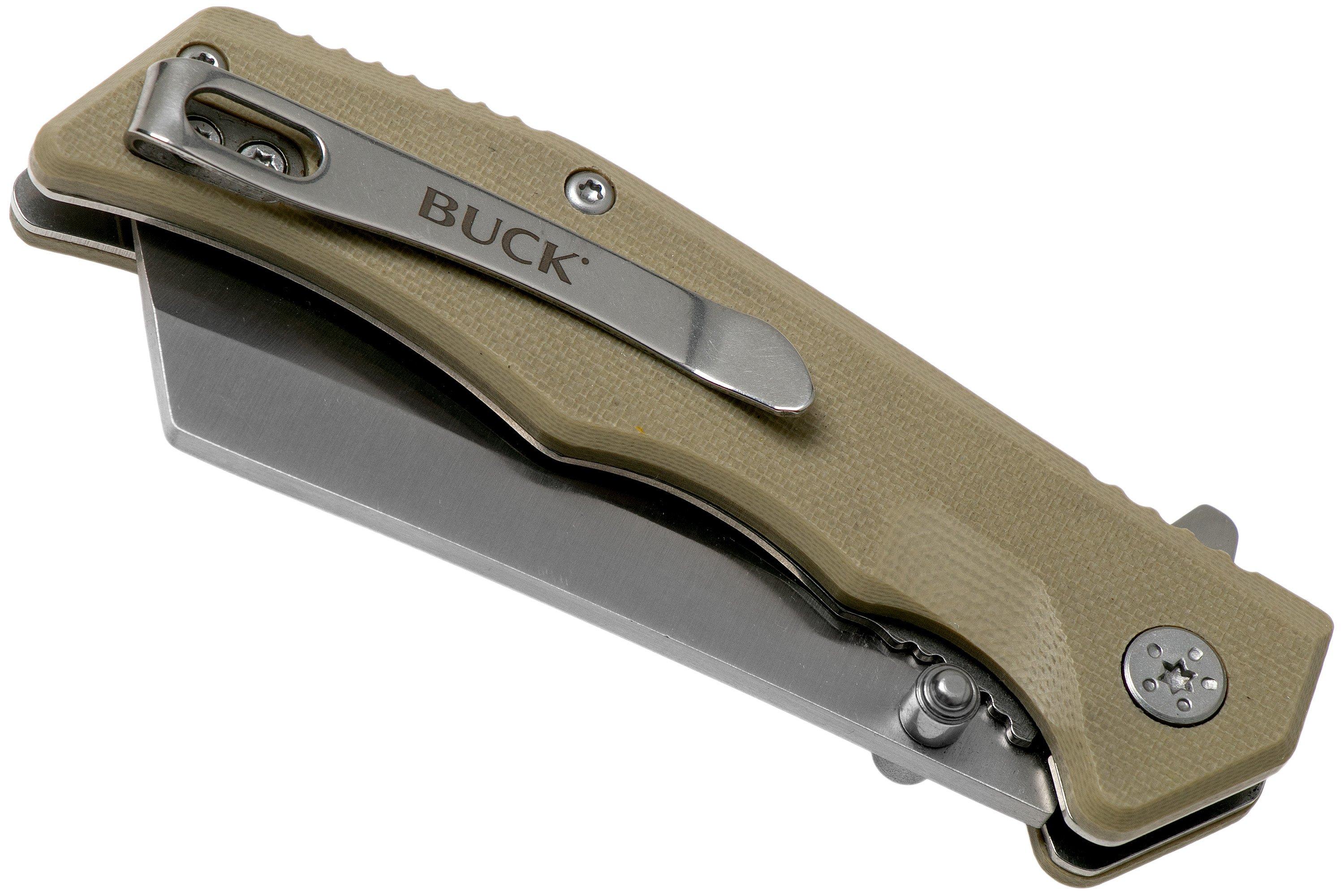 Nóż składany Buck Trunk 252TNS Desert Tan | Zalety robienia zakupów na ...