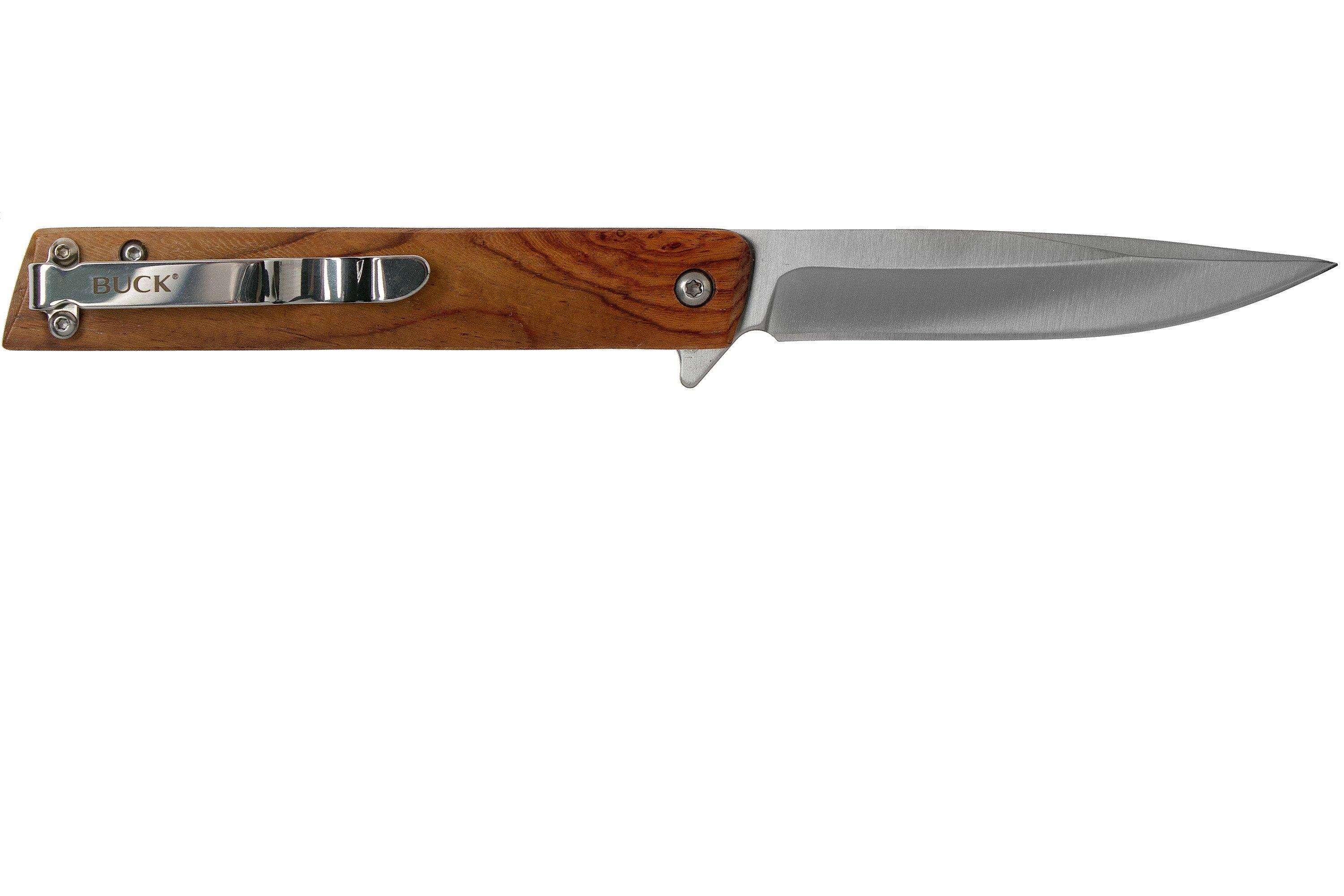 Buck Decatur 256BRS Wood pocket knife | Advantageously shopping at ...