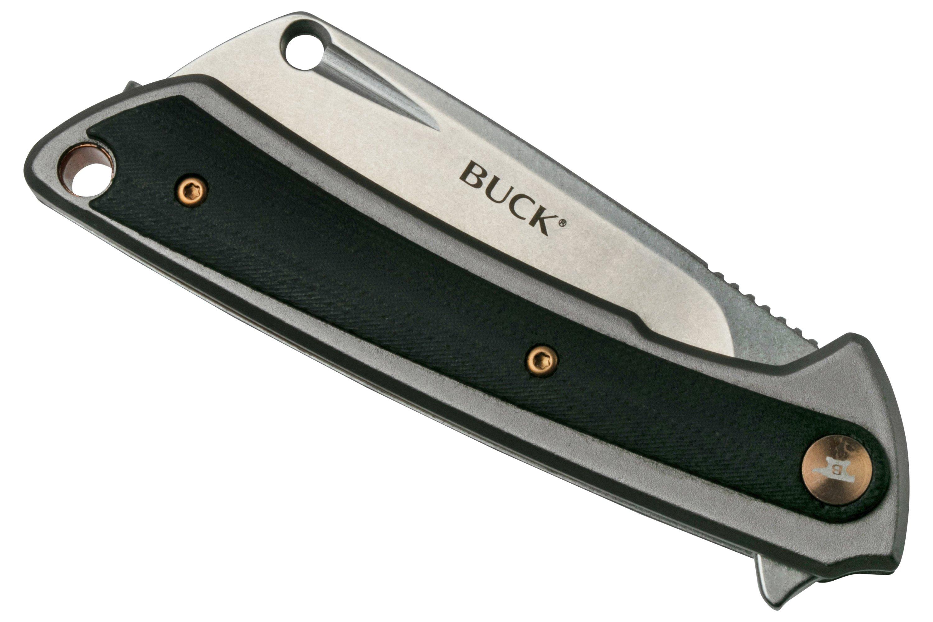 Buck HiLine 263GYS cleaver pocket knife | Advantageously shopping at ...