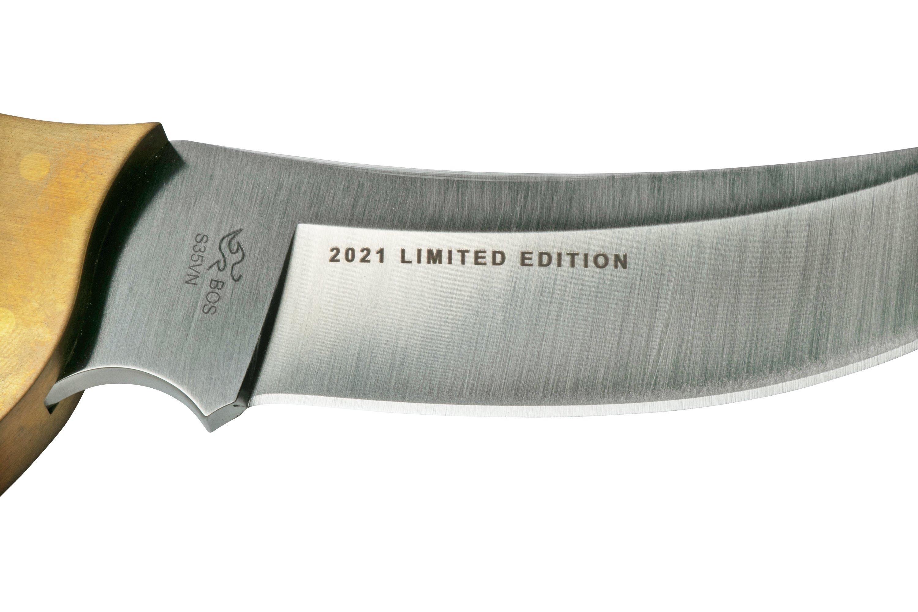 Buck Kalinga Brown Burlap Limited Edition 401BRSLE hunting knife ...