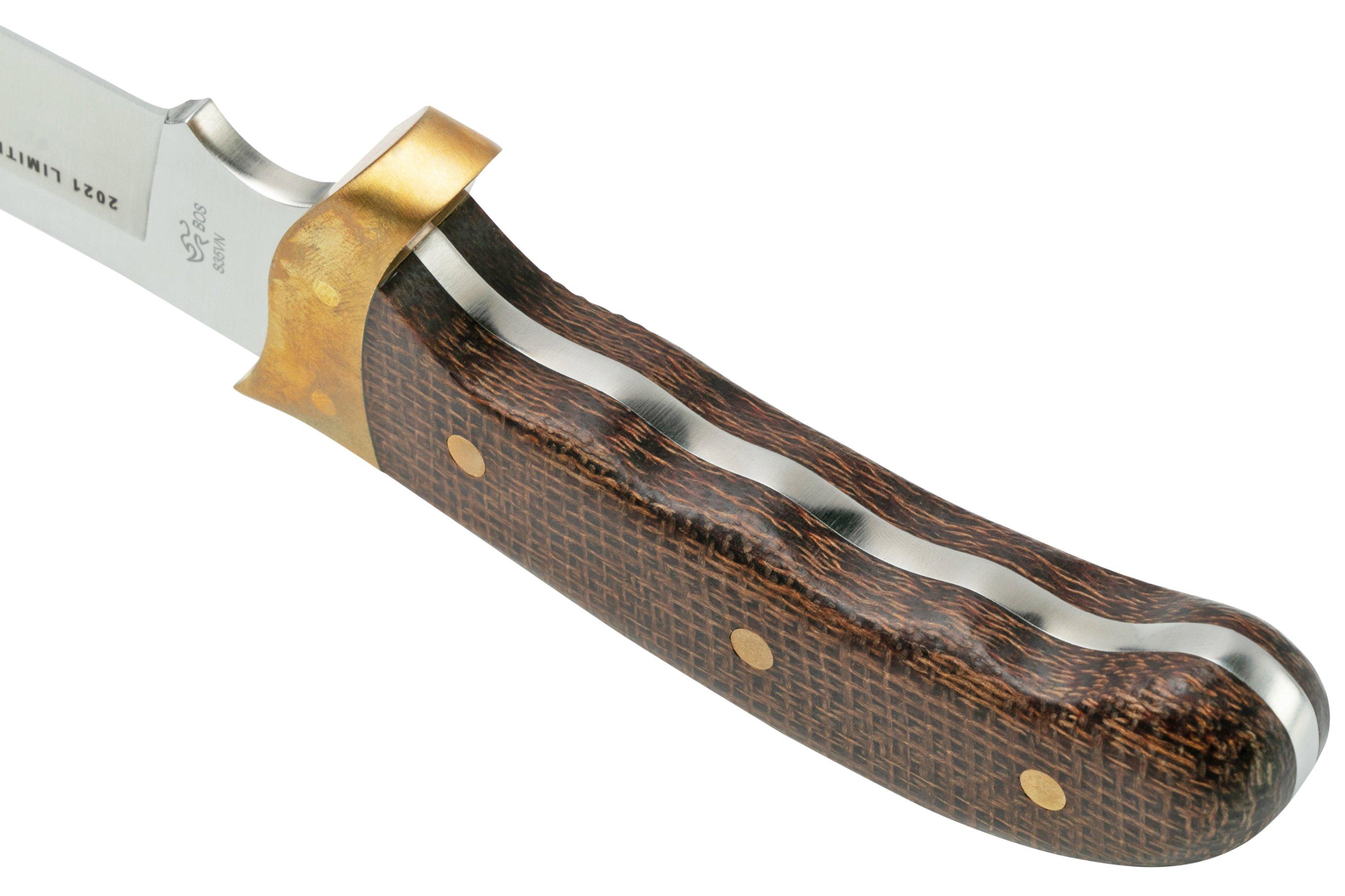 Buck Kalinga Brown Burlap Limited Edition 401BRSLE hunting knife ...