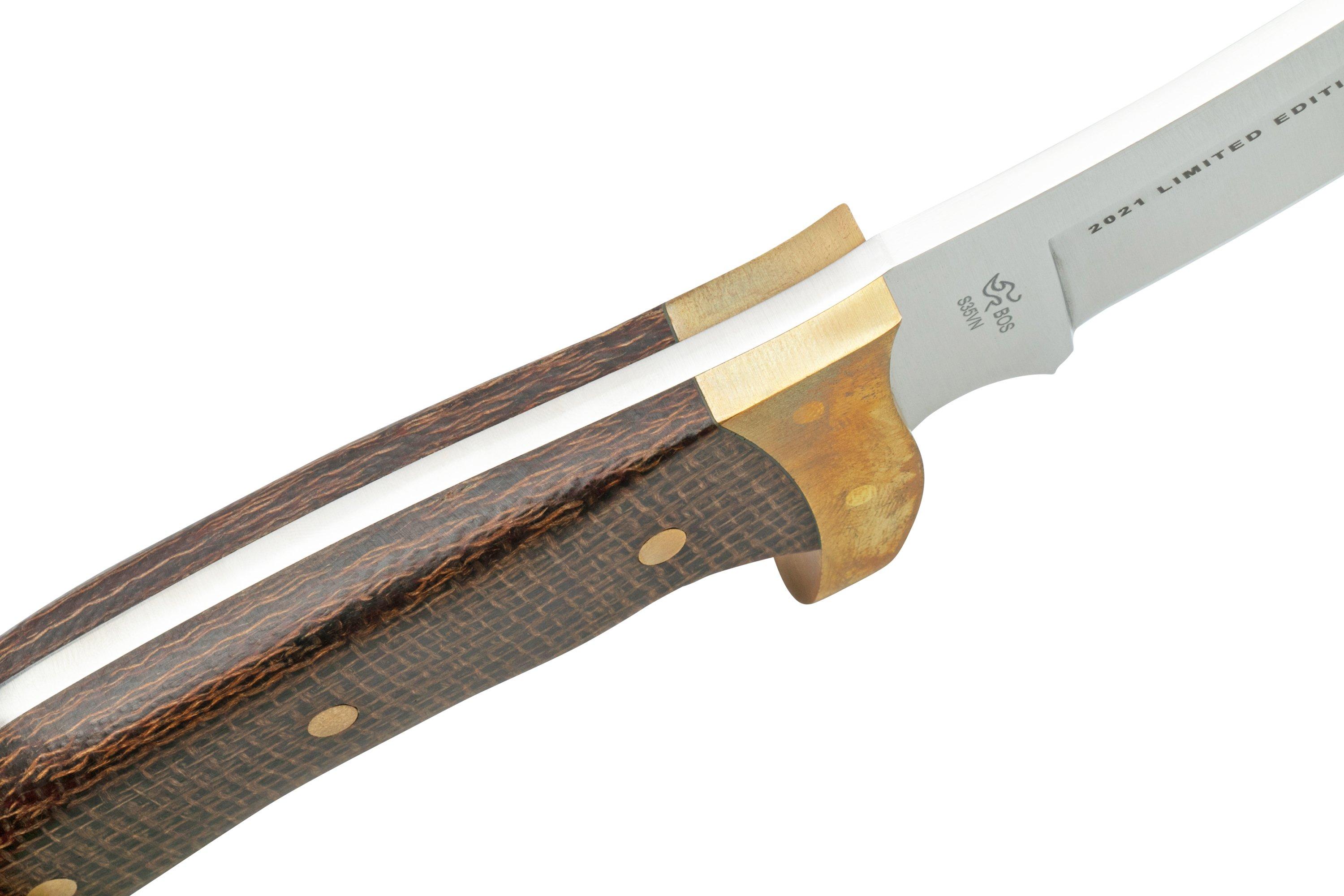 Buck Kalinga Brown Burlap Limited Edition 401BRSLE hunting knife ...
