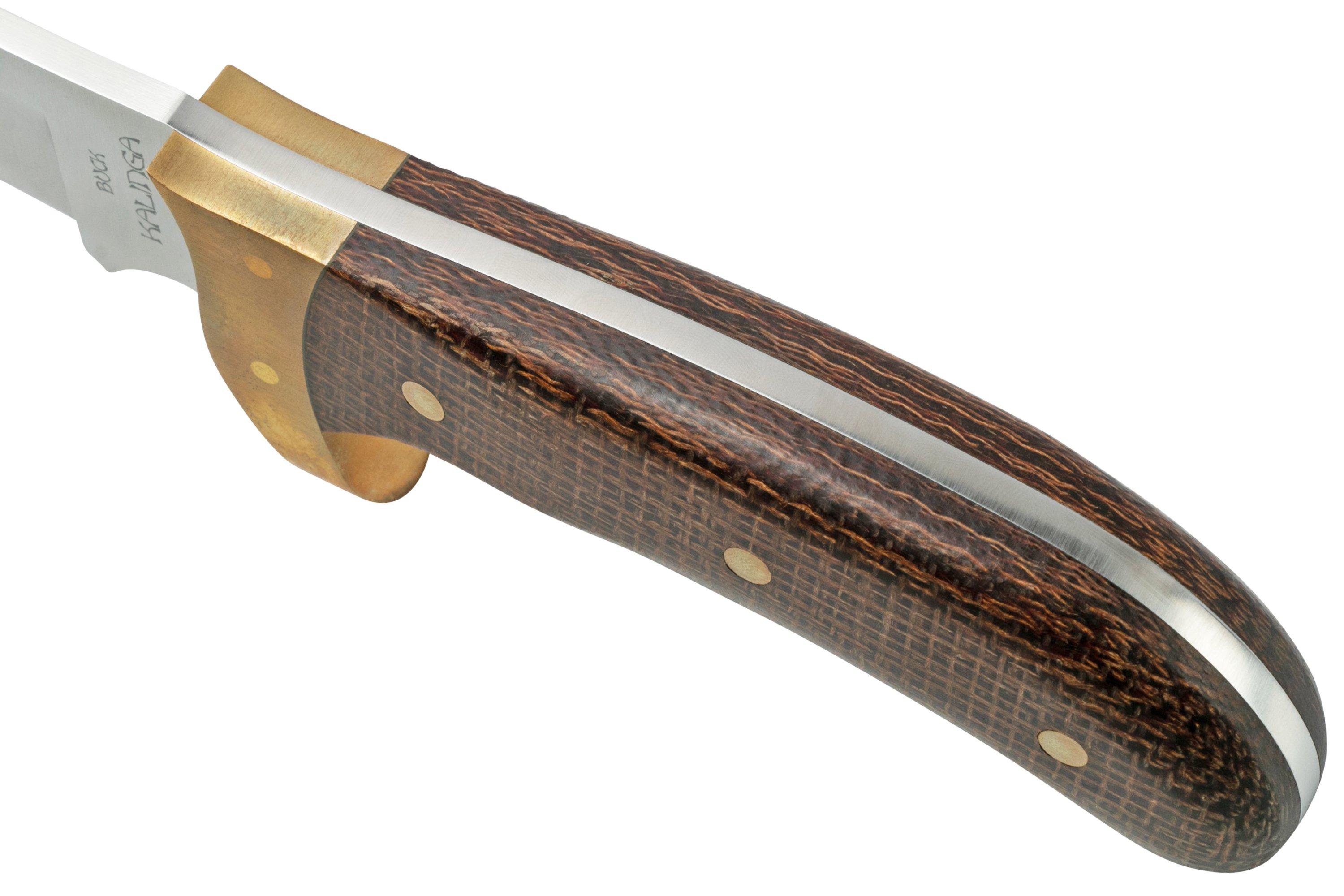 Buck Kalinga Brown Burlap Limited Edition 401BRSLE hunting knife ...