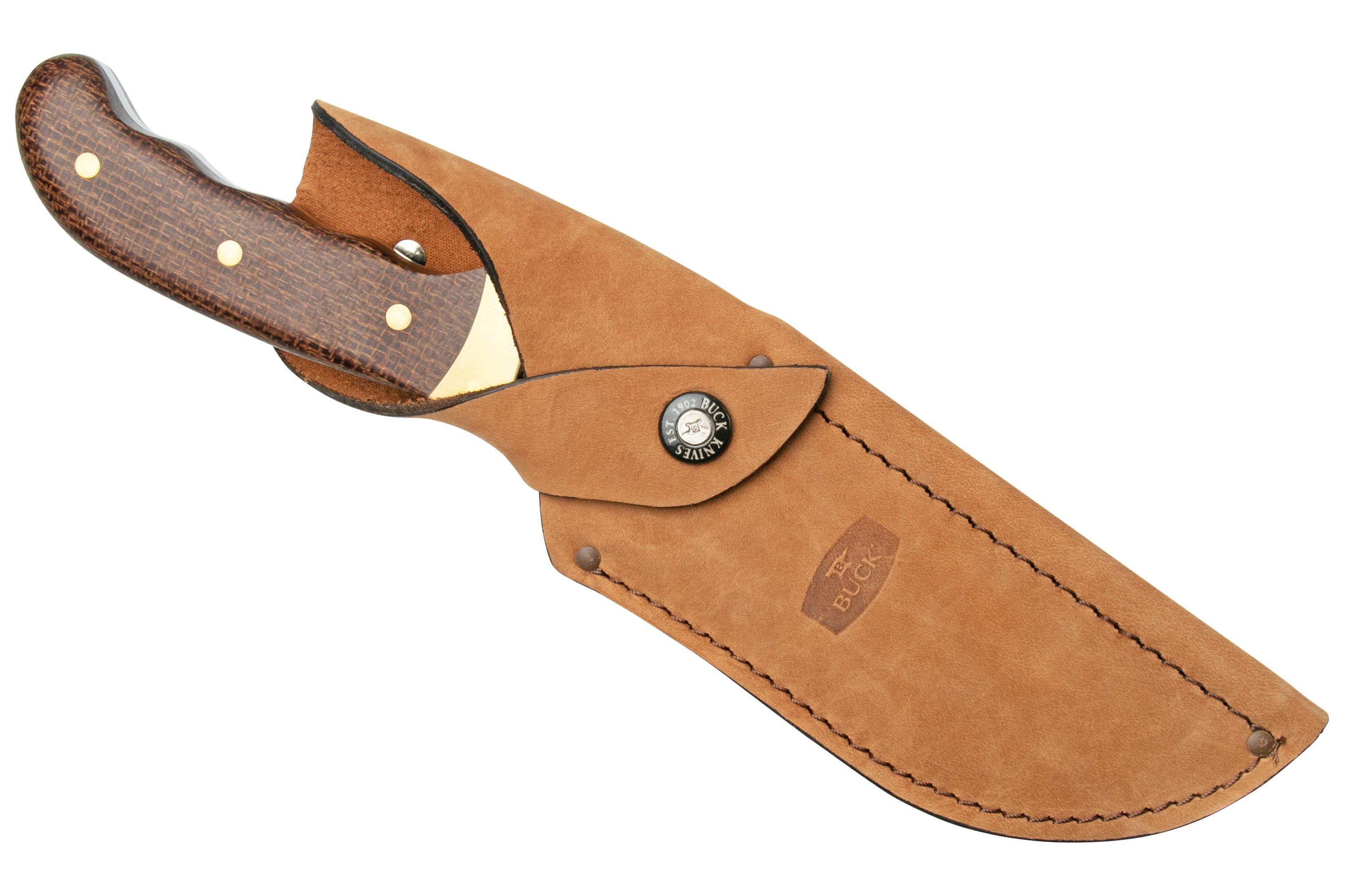 Buck Kalinga Brown Burlap Limited Edition 401BRSLE hunting knife ...