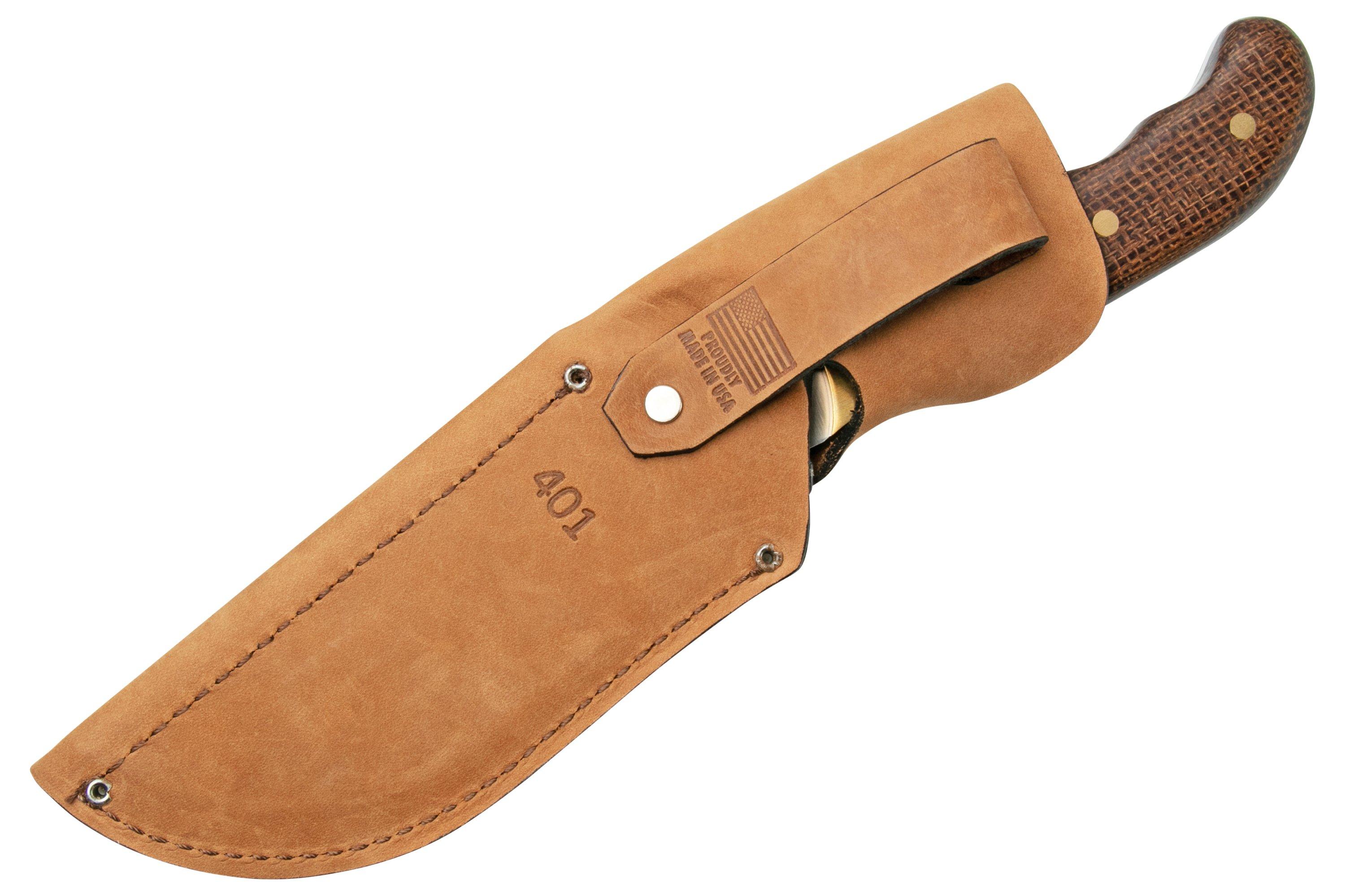 Buck Kalinga Brown Burlap Limited Edition 401BRSLE hunting knife ...