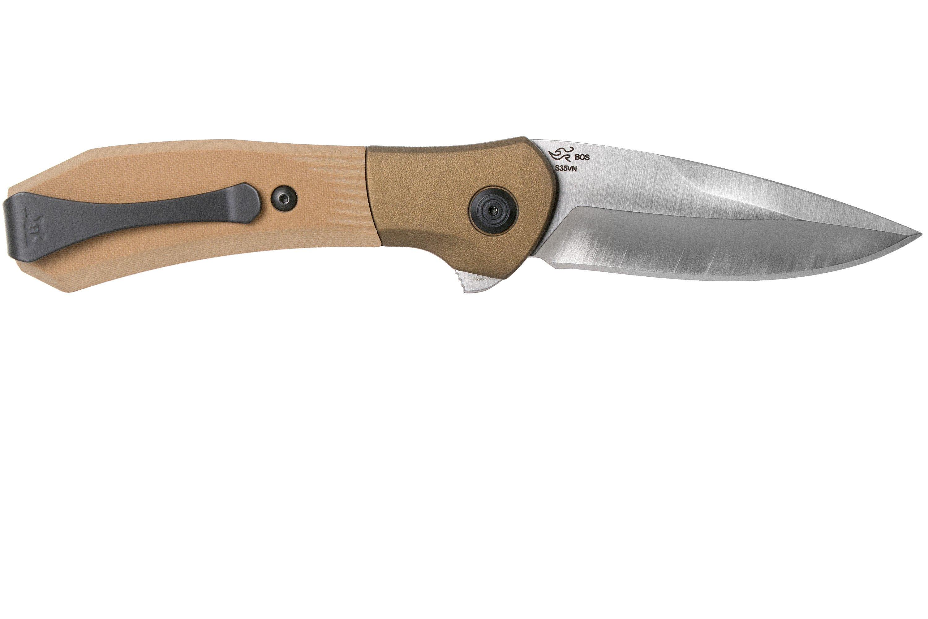 Buck 590BRS Paradigm Brown G10 pocket knife | Advantageously shopping ...