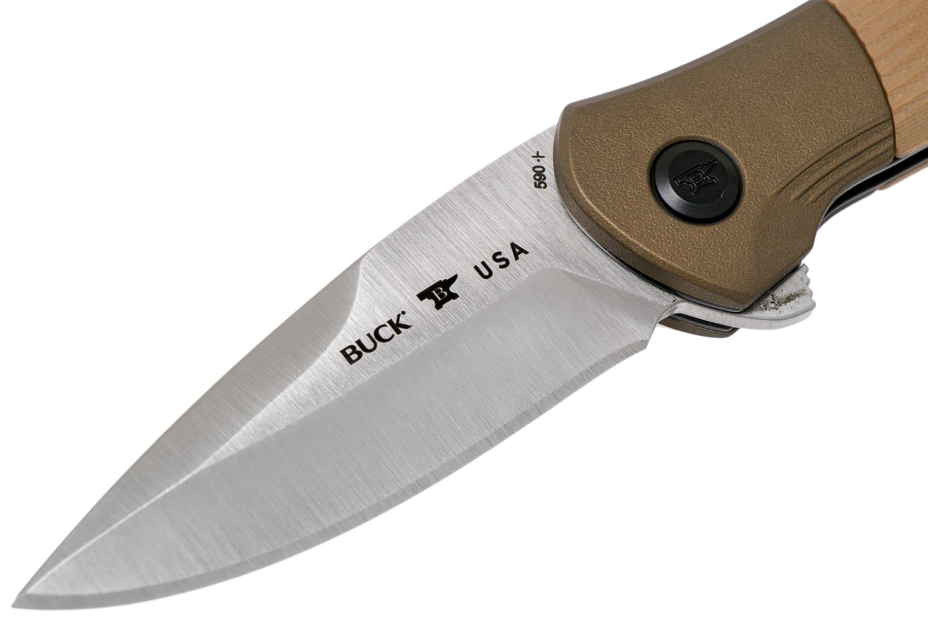 Buck 590BRS Paradigm Brown G10 navalha | Compras vantajosas em ...