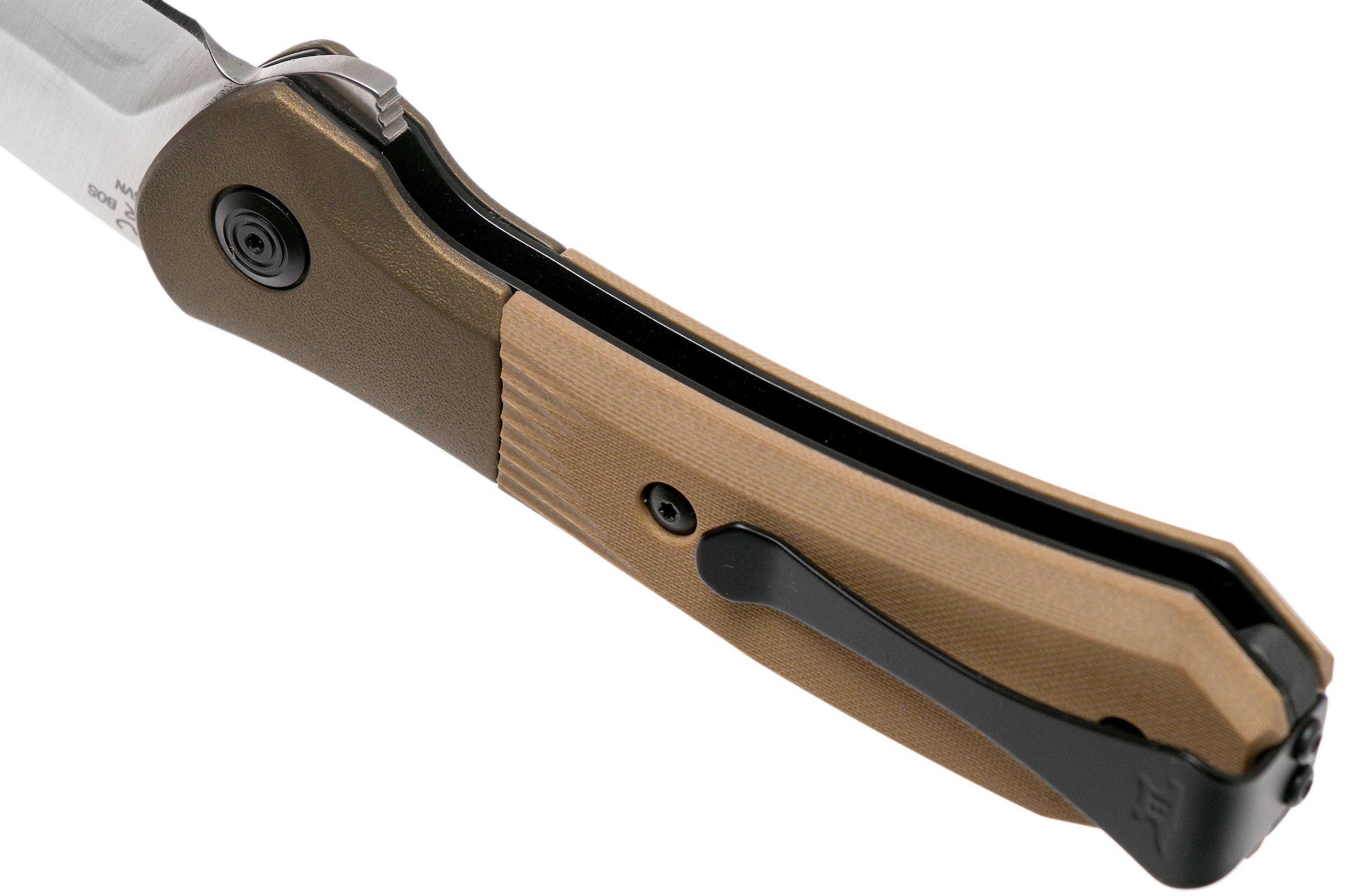 Buck 590BRS Paradigm Brown G10 pocket knife | Advantageously shopping ...