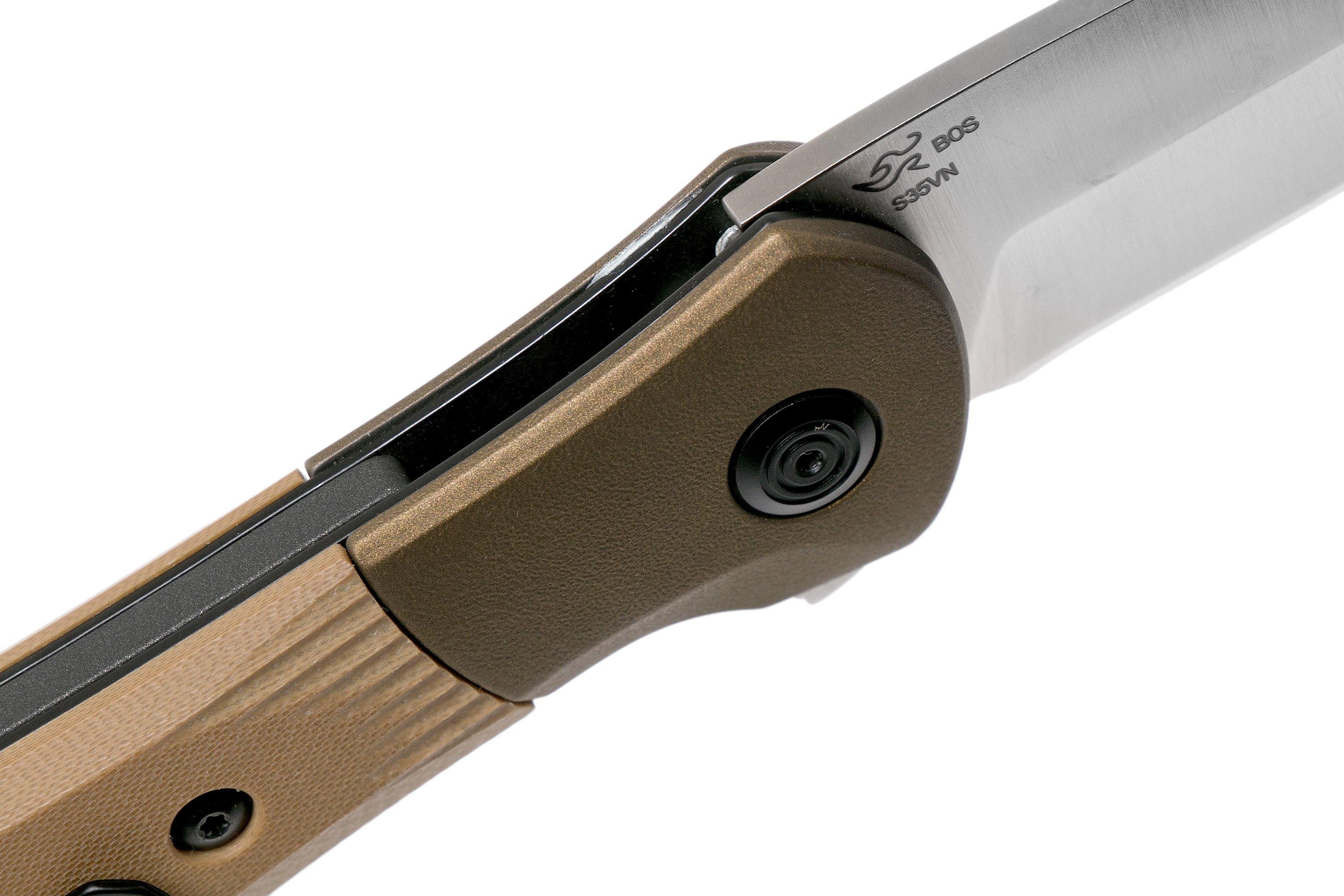 Buck 590BRS Paradigm Brown G10 pocket knife | Advantageously shopping ...