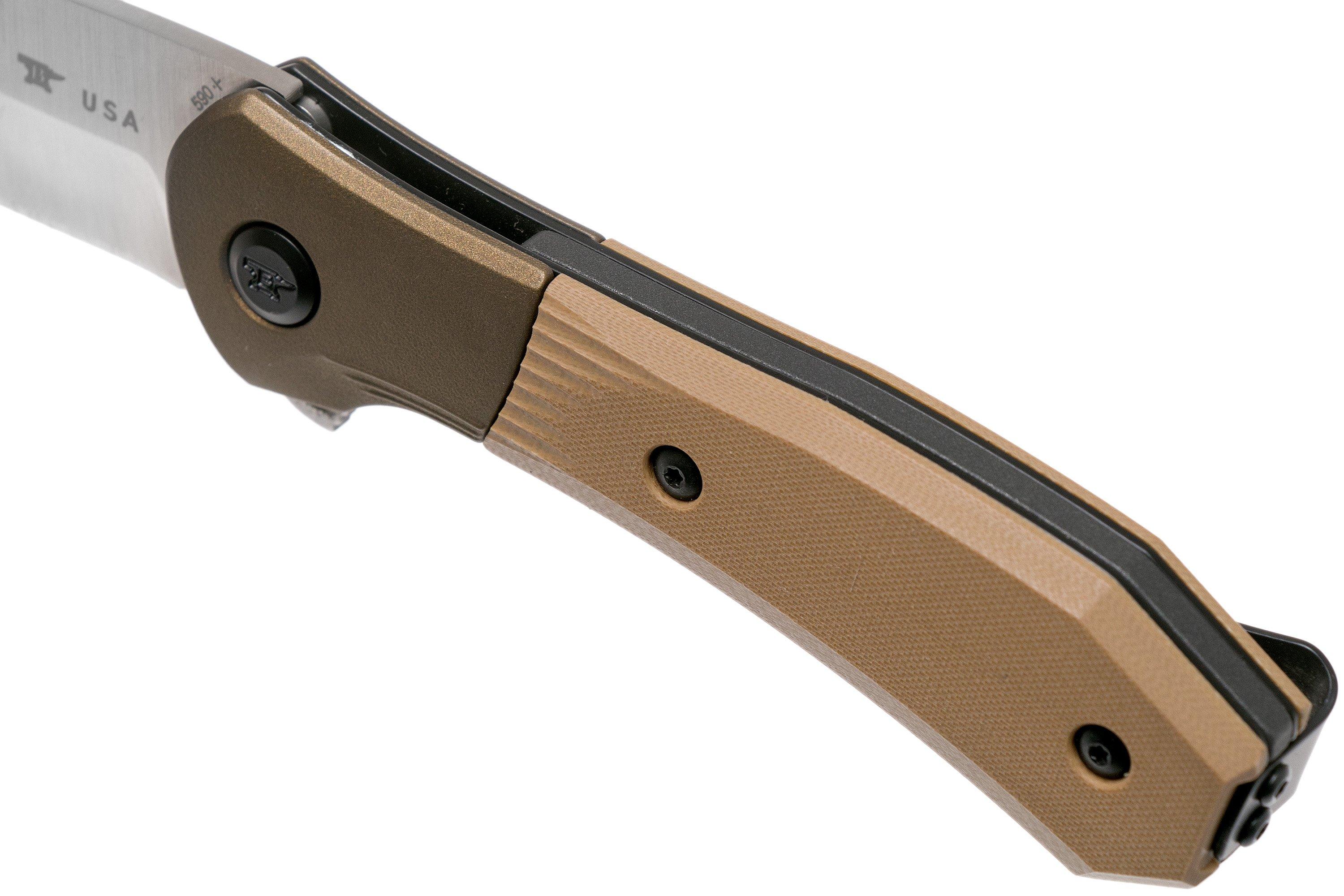 Buck 590BRS Paradigm Brown G10 pocket knife | Advantageously shopping ...
