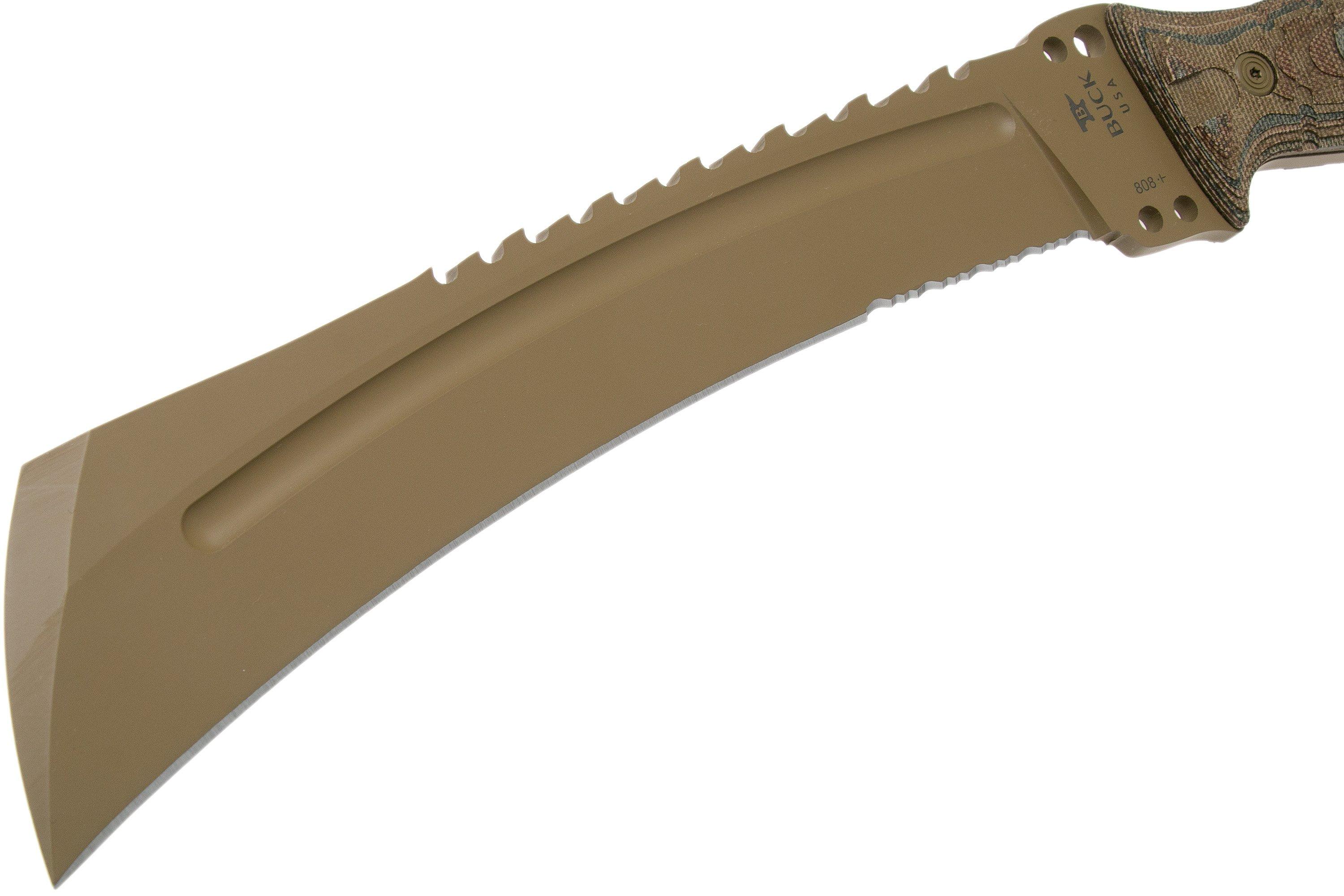 Buck Talon 808BRX Coyote Brown survival knife | Advantageously shopping ...