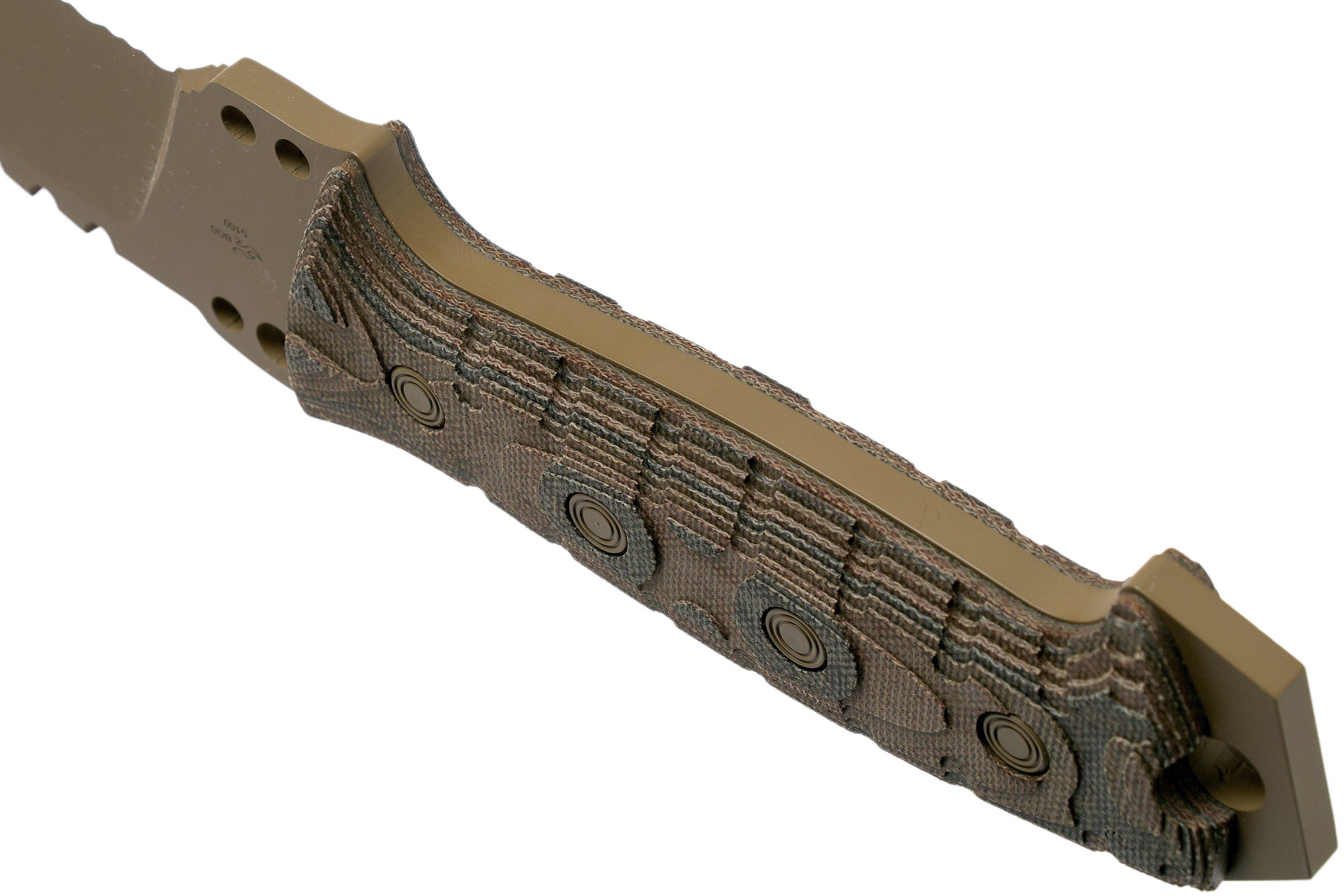 Buck Talon 808BRX Coyote Brown survival knife | Advantageously shopping ...