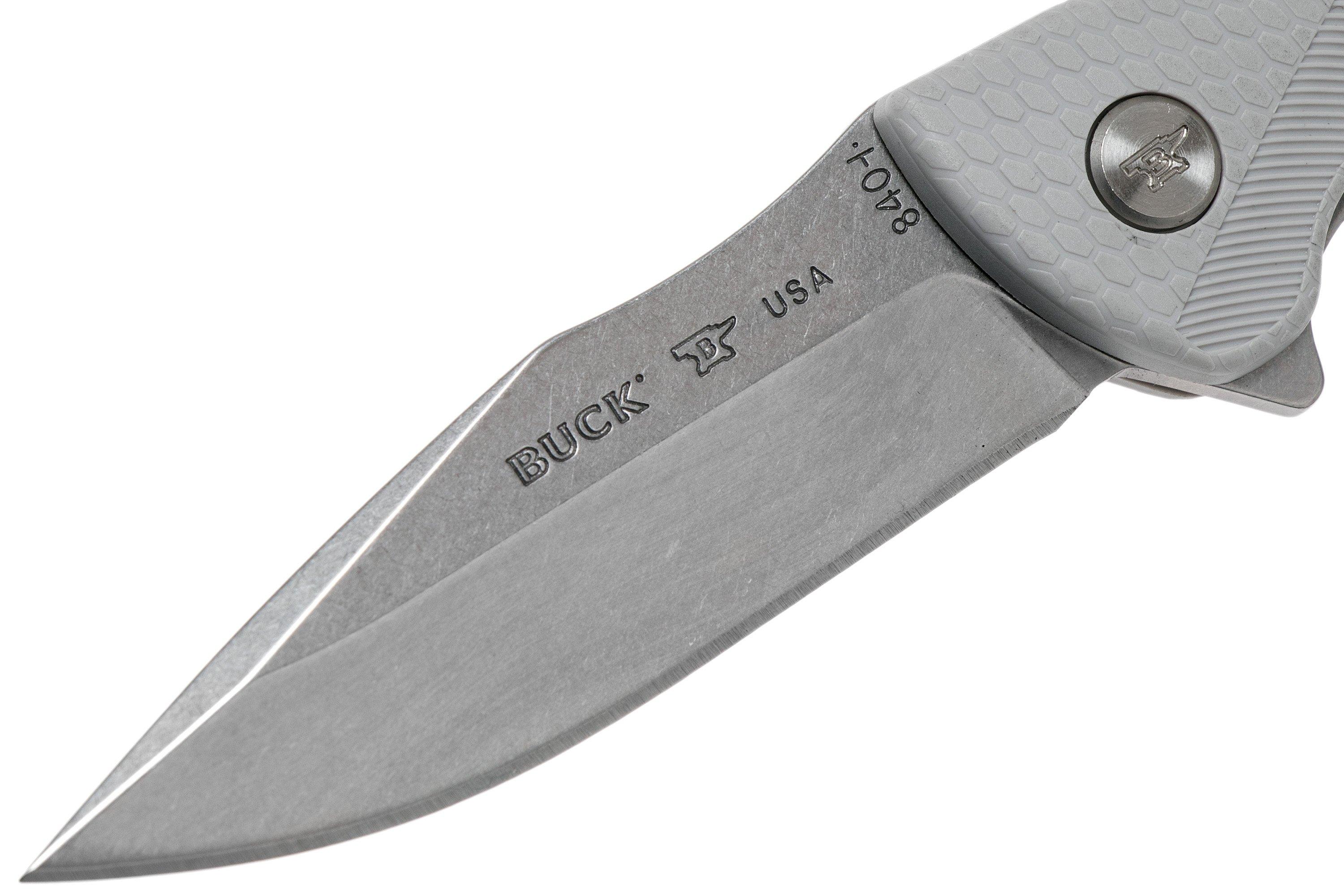 Buck Sprint Select 840GYS grey, pocket knife | Advantageously shopping ...