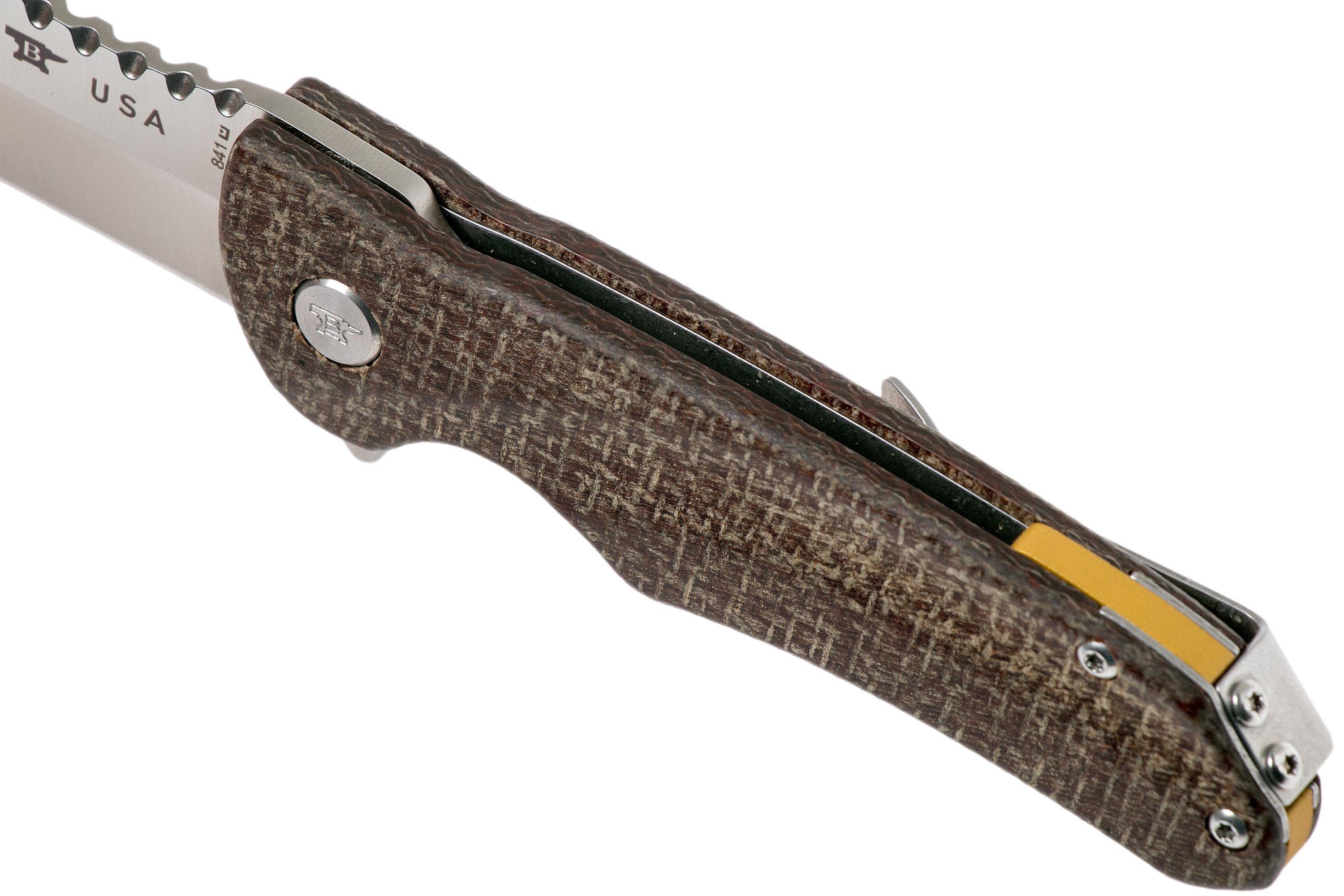 Buck Sprint Pro BB Burlap Micarta 0841BRS pocket knife | Advantageously ...