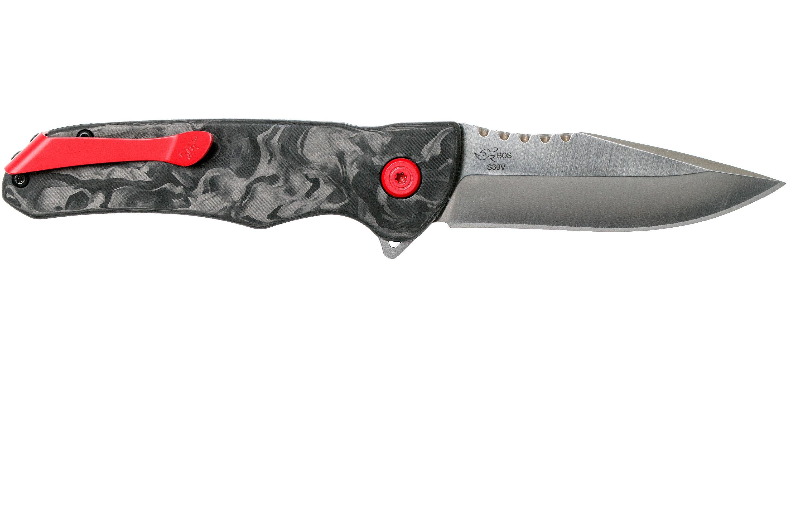 Buck Sprint Pro BB Marbled Carbon fibre 0841CFS pocket knife ...